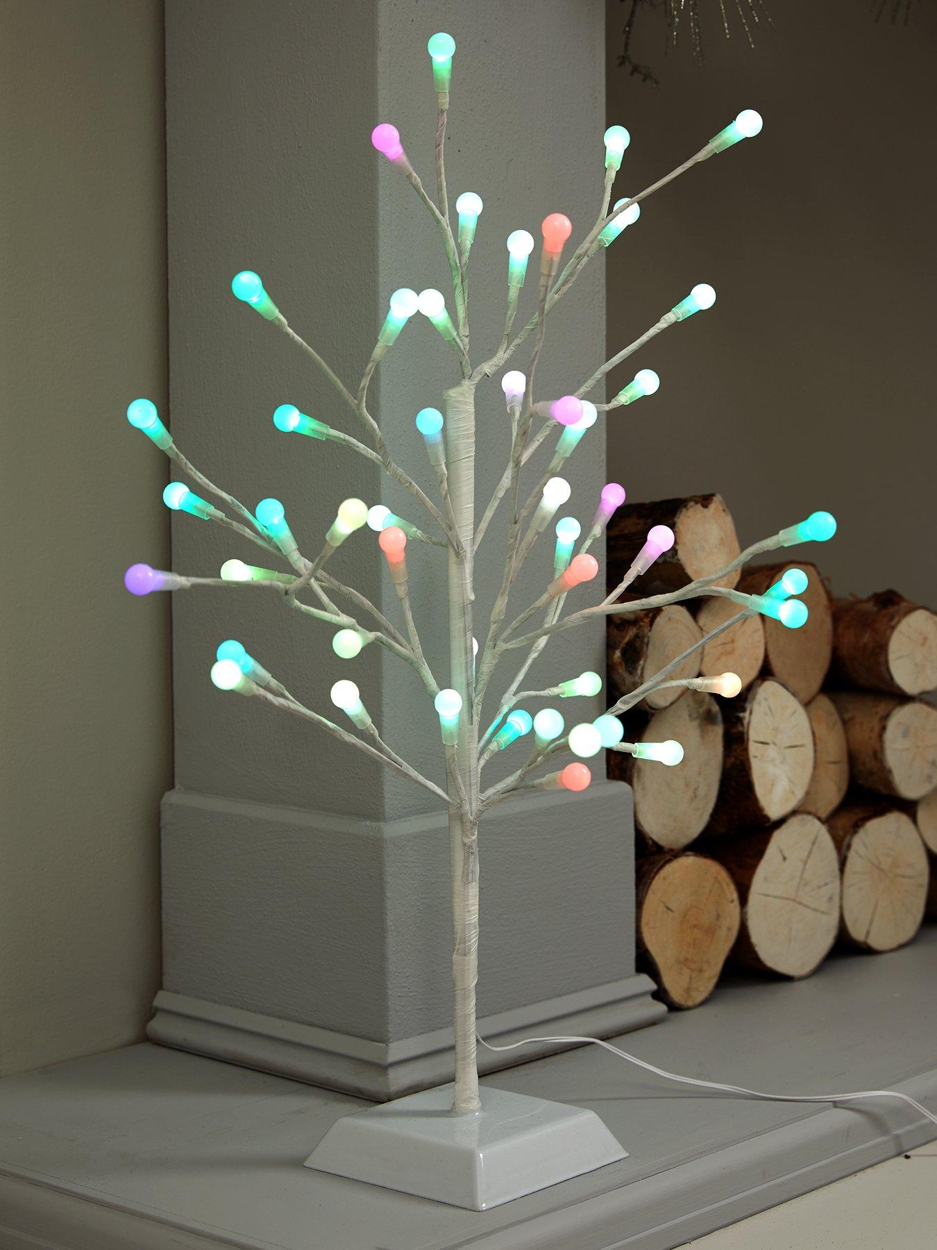 Very Home Colour Changing LED Ball Christmas Tree - 60 cm | Very.co.uk