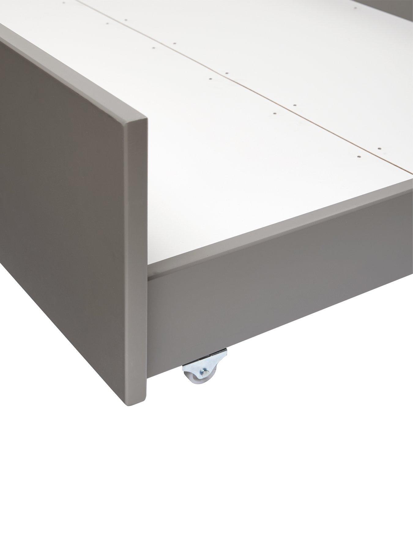 Very Home Classic Novara Kids Under Bed Storage Drawer Add-on - Grey ...
