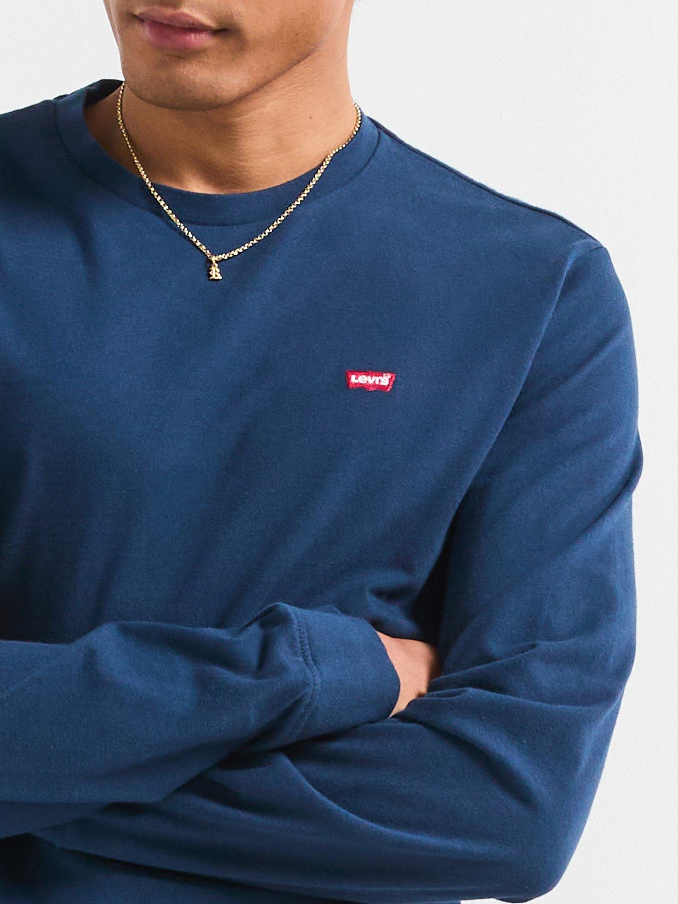 Levi's Long Sleeve T-shirt - Navy | Very