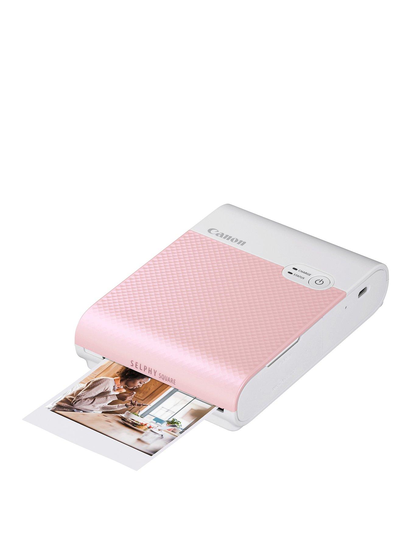 Pink Computer Printer