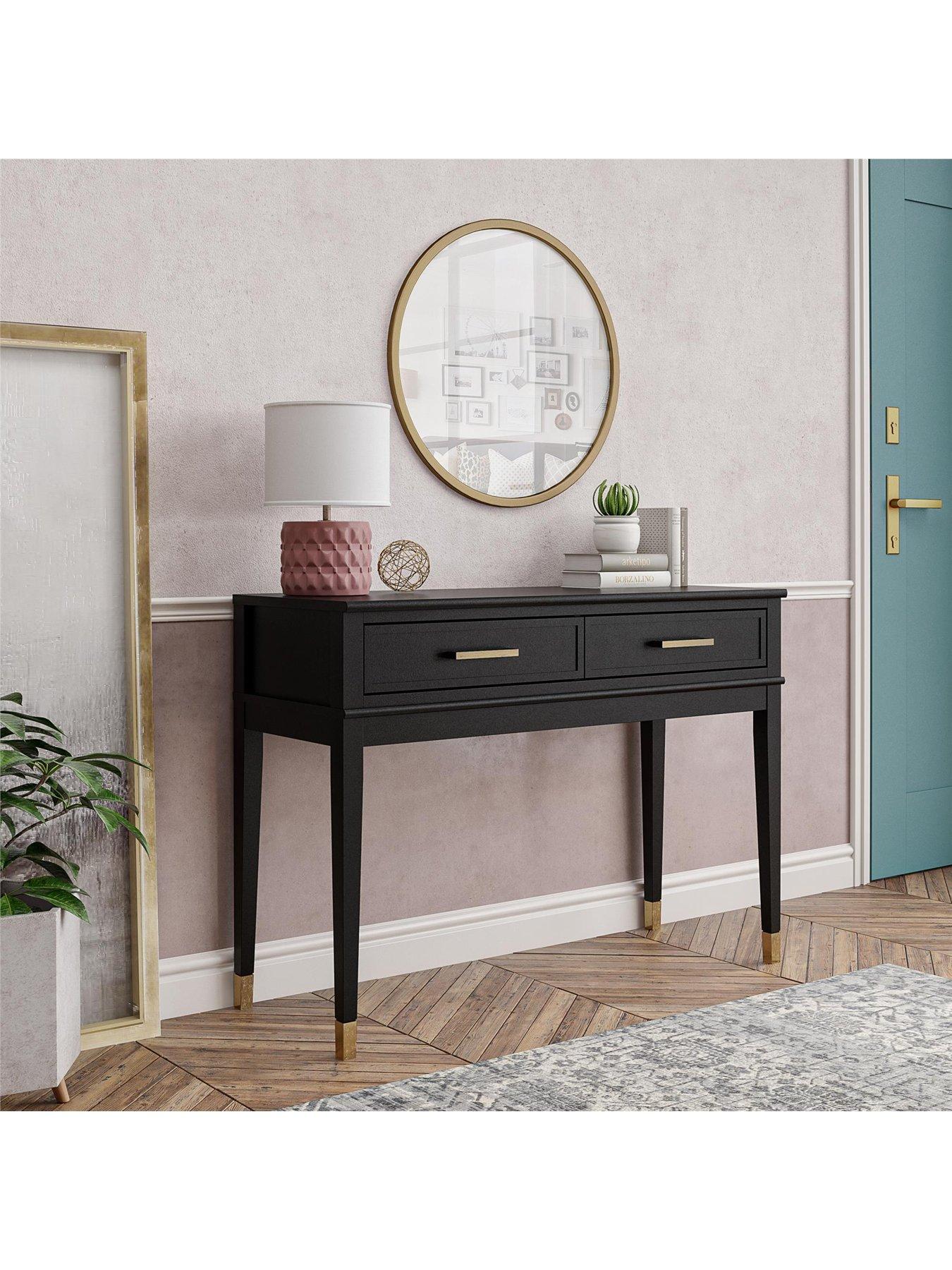 CosmoLiving by Cosmopolitan Westerleigh Console Table - Black | very.co.uk