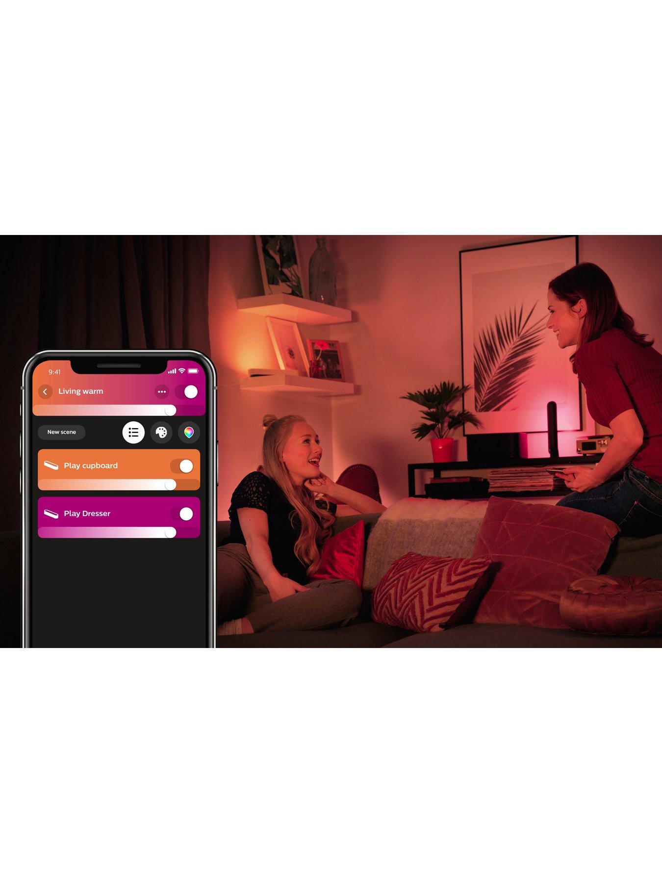 Philips Hue Hue White and colour ambience play light bar (Single Pack ...