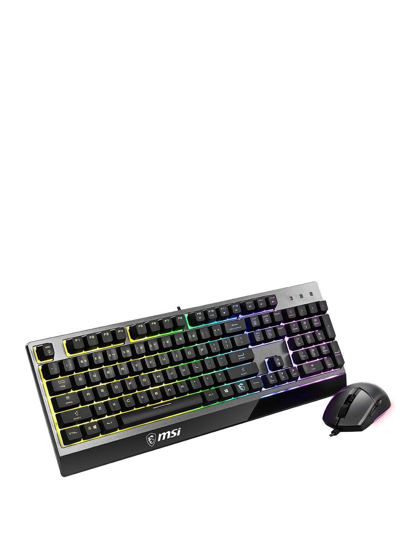 MSI Clutch GM11 Mouse and Vigor GK30 Keyboard Gaming Bundle | Very