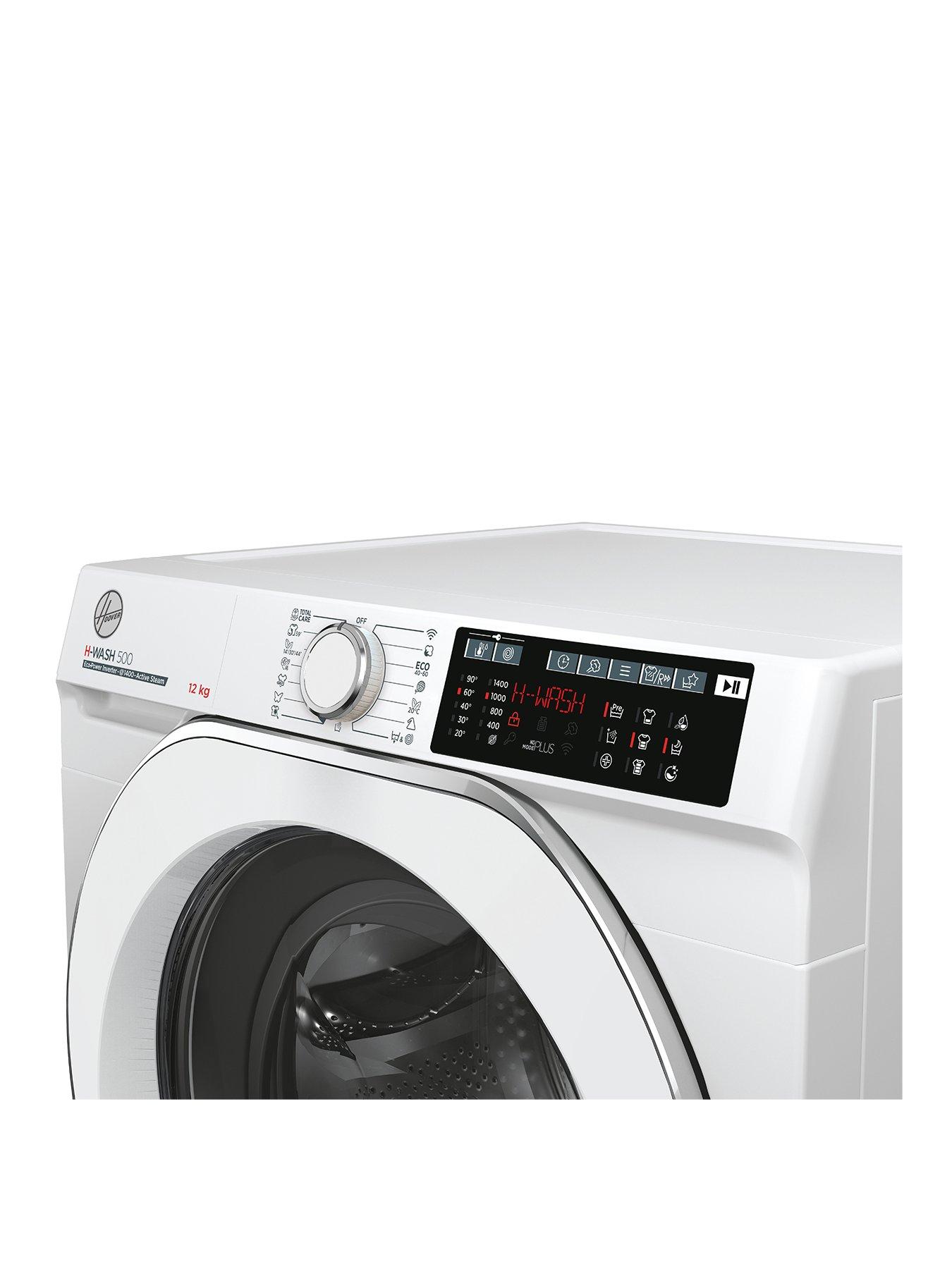 Hoover H-WASH 500 HW 412AMC/1-80 12kg Load, 1400 Spin Washing Machine ...