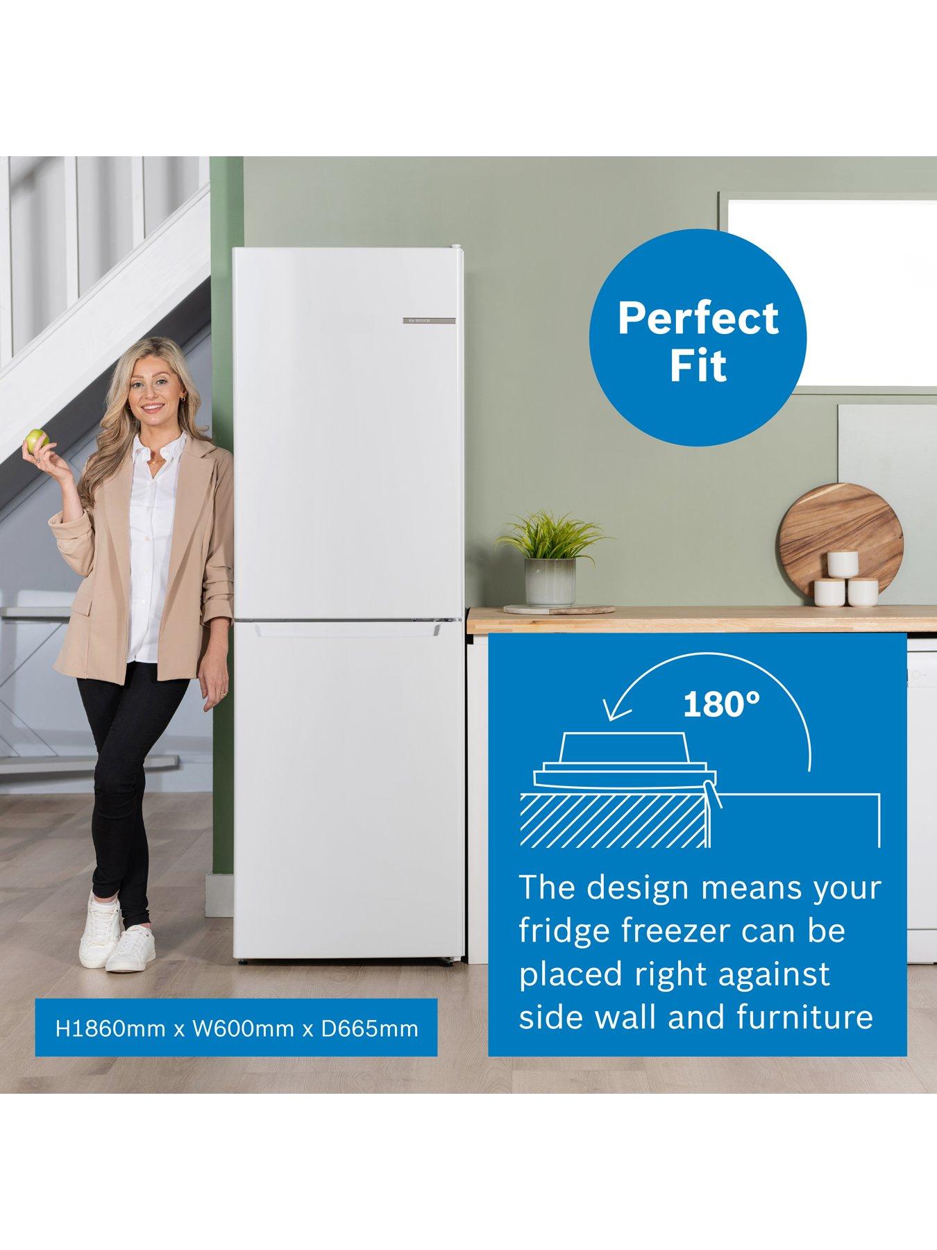 Bosch Series 2 KGN34NWEAG 60cm Wide No Frost 50 50 Fridge Freezer White Very