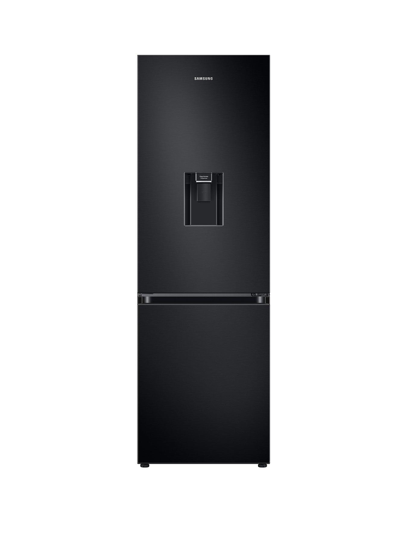 Samsung RB29FWJNDBC Fridge Freezer Gloss Black Freestanding Fridge ...