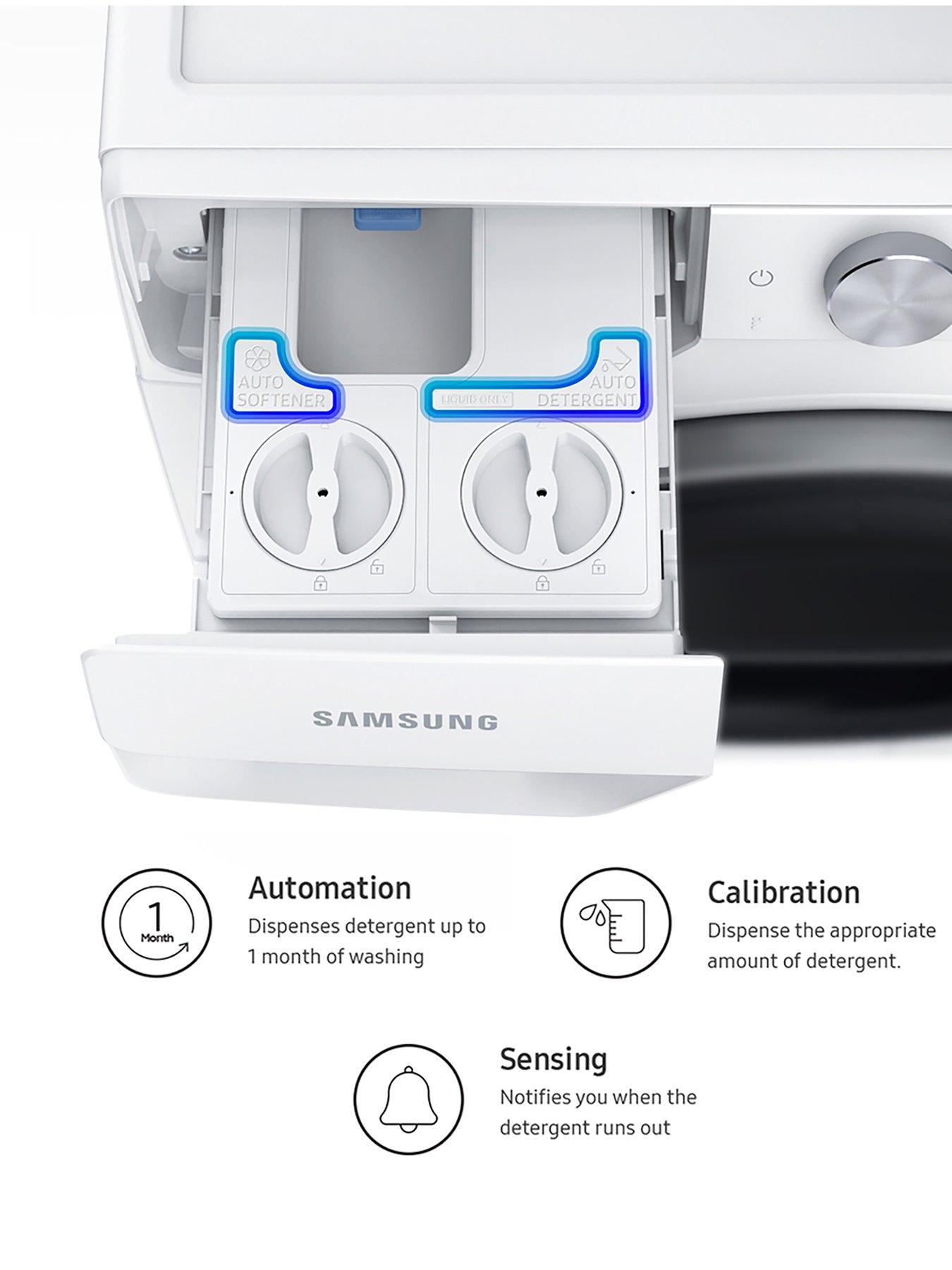 Samsung Series 5+ WW90T534DAW/S1 Auto Dose Washing Machine - 9kg Load ...