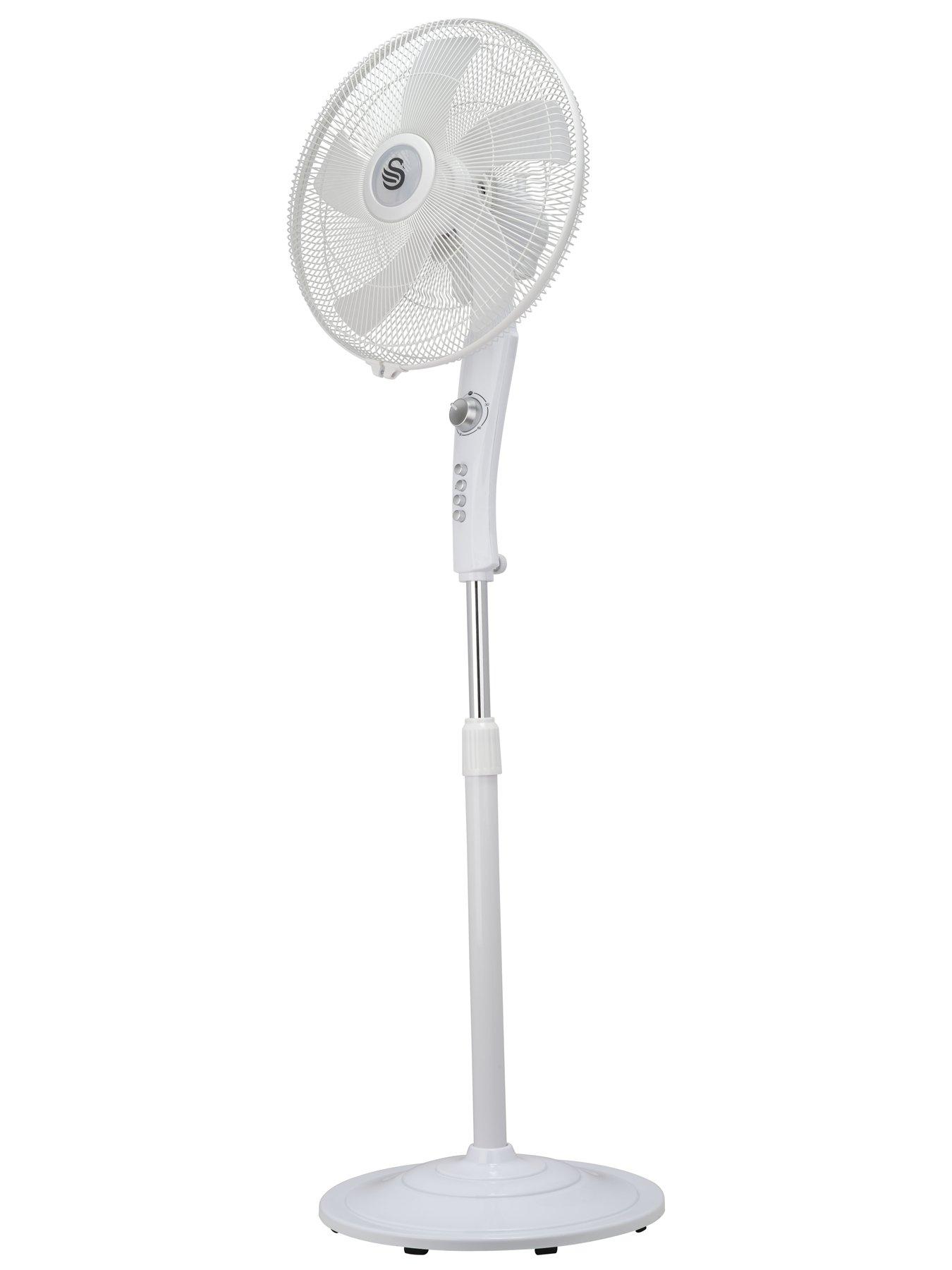 Swan Freestanding Stand Fan - White | very.co.uk