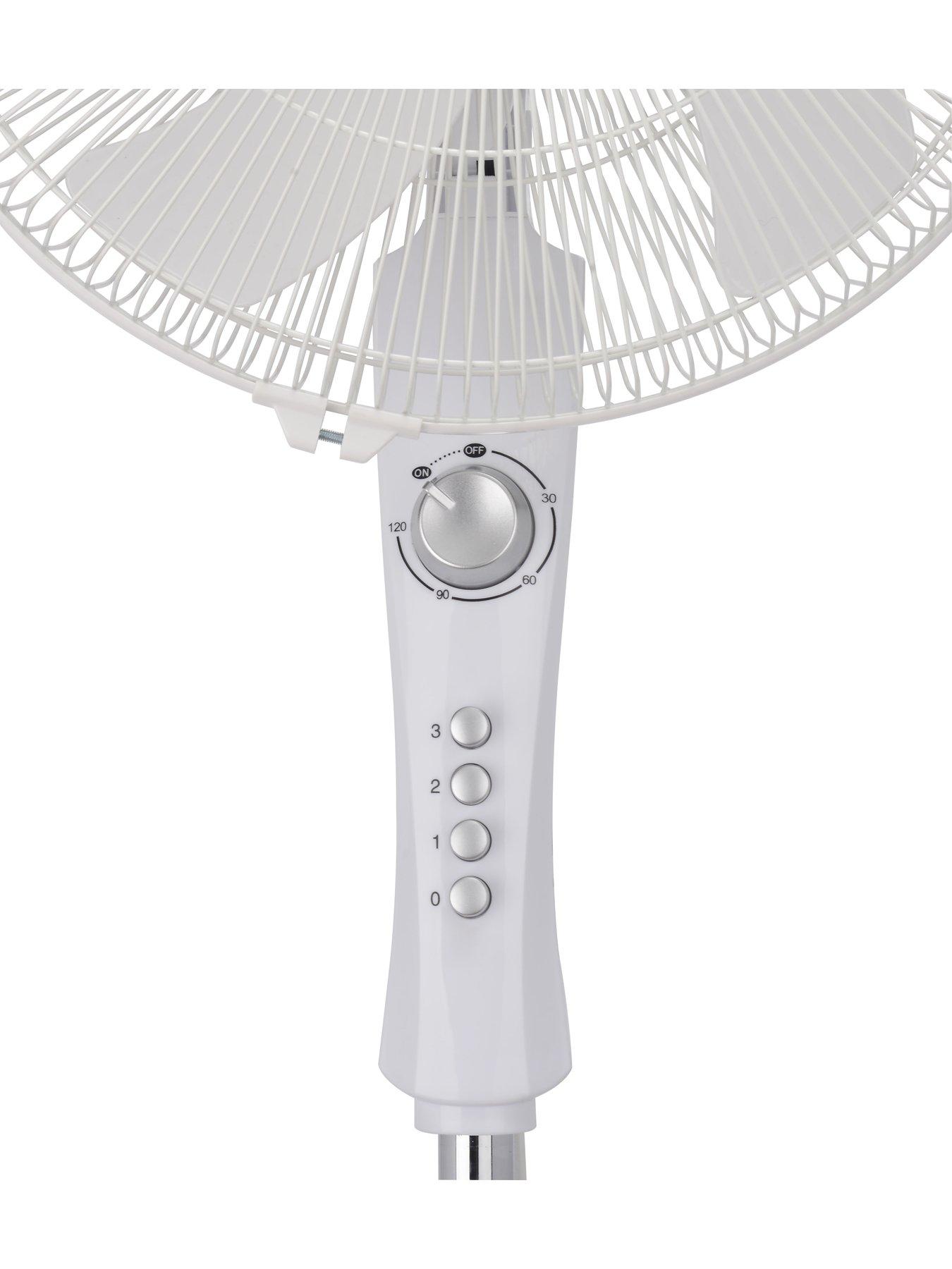 Swan Freestanding Stand Fan - White | very.co.uk