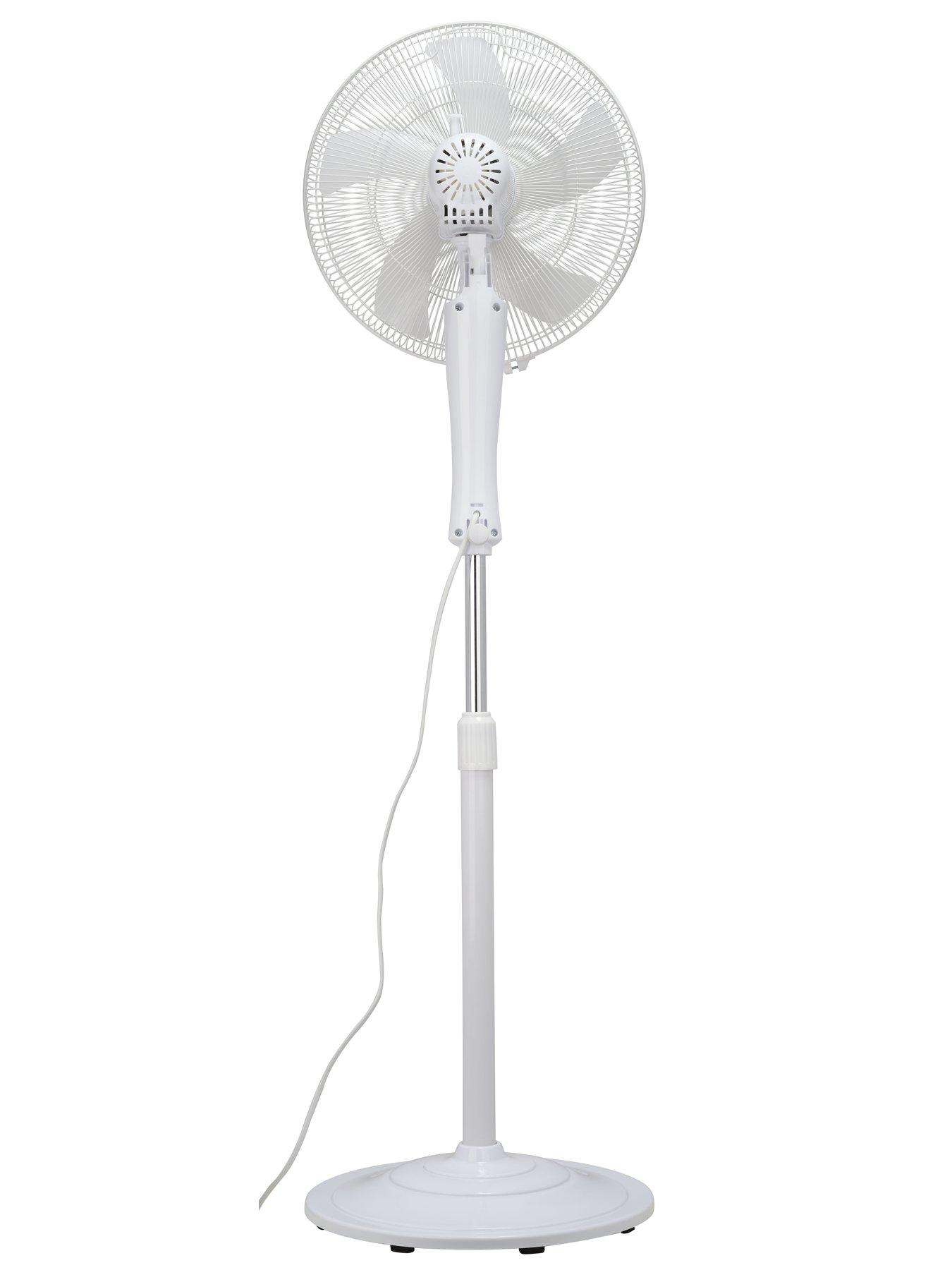 Swan Freestanding Stand Fan - White | very.co.uk