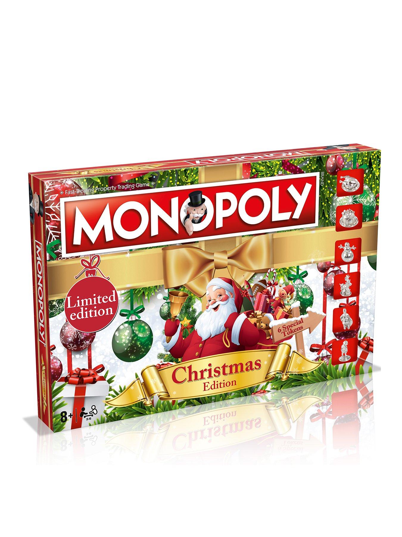 Monopoly Christmas Edition Monopoly Board Game from Hasbro Gaming | Very
