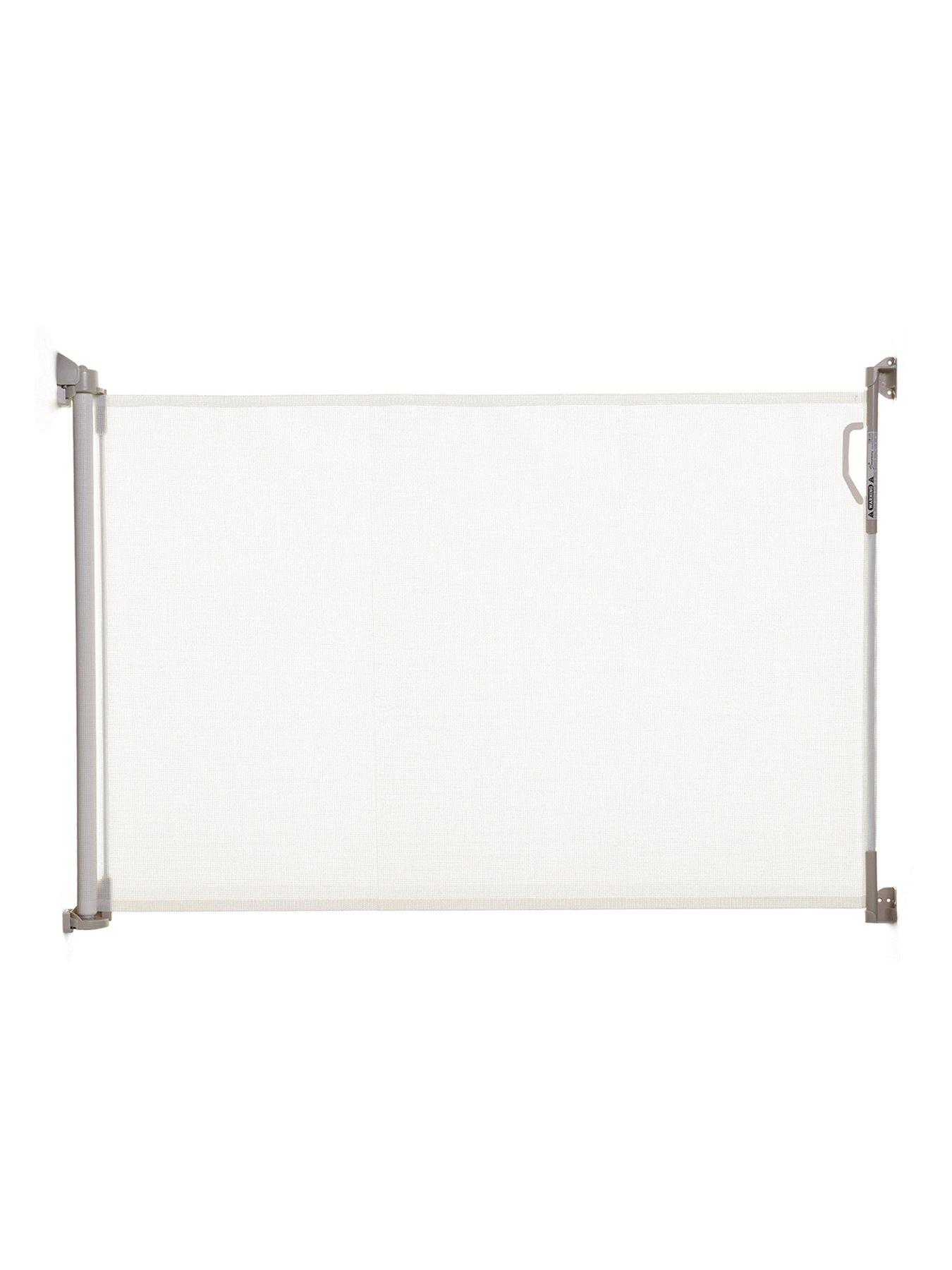 Dreambaby Retractable Relocatable Gate (Fits Gaps 0-140cm) - White/Mesh ...