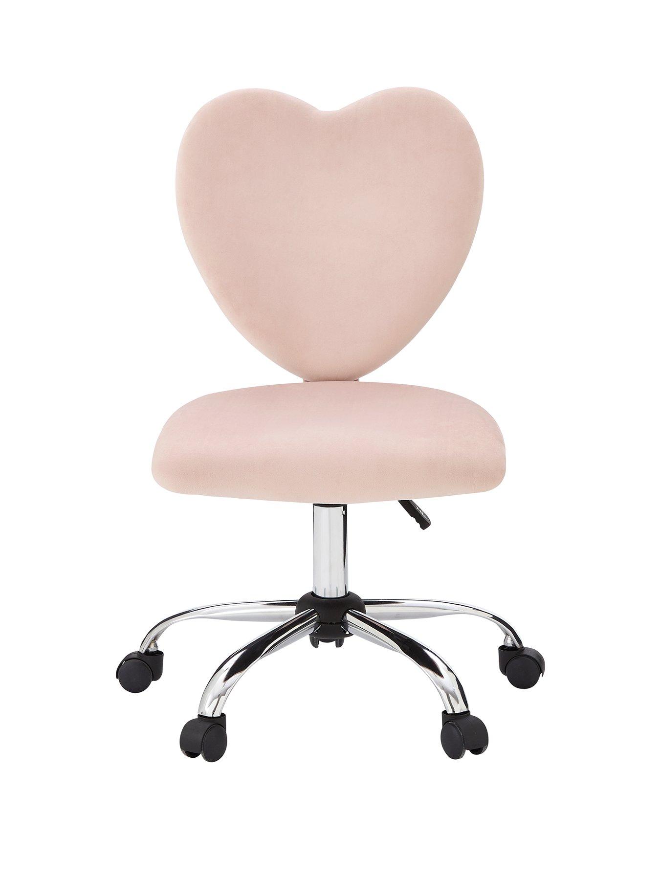 Very Home Heart Office Chair - Pink - FSC® Certified | very.co.uk