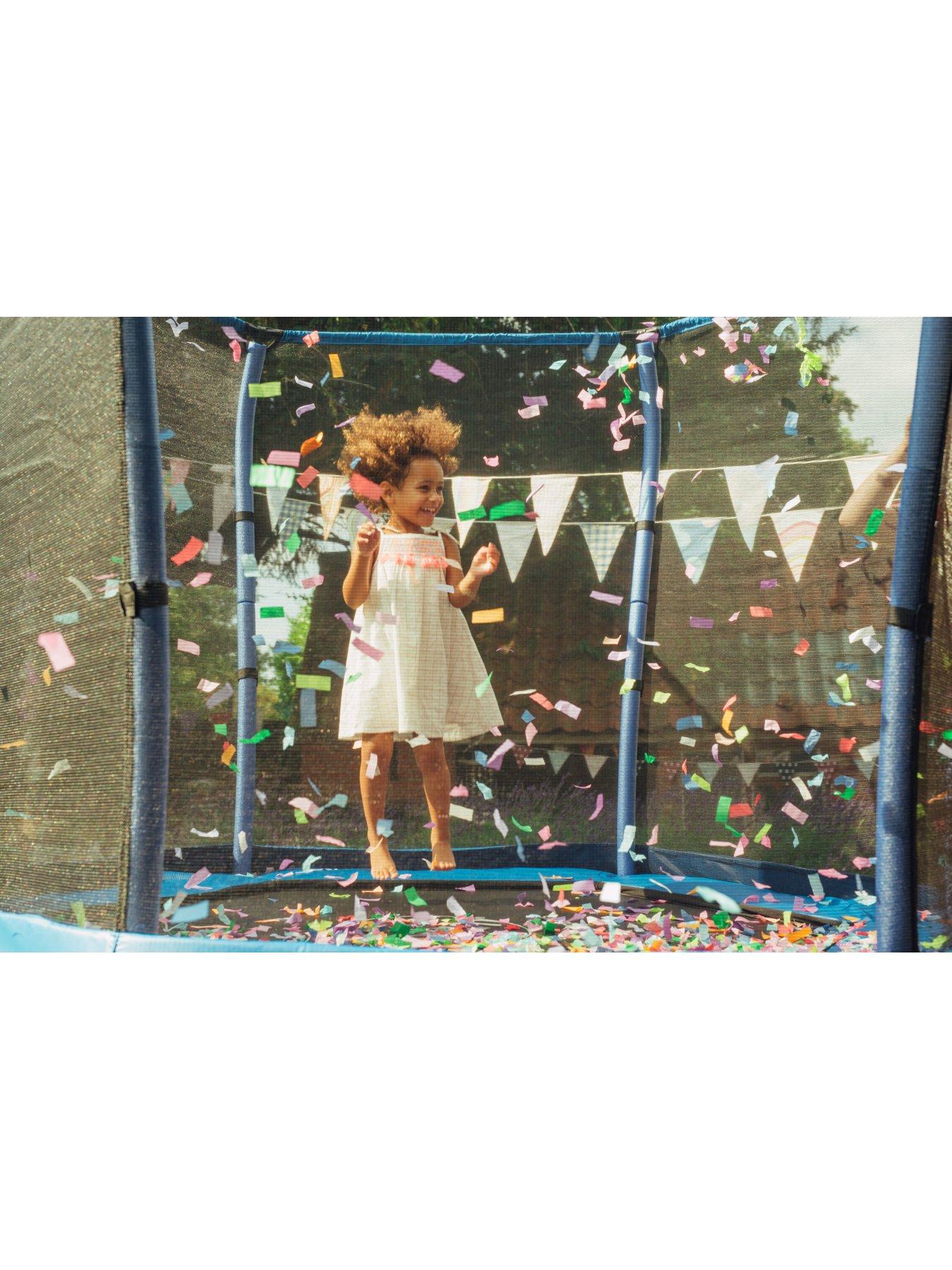 Plum 7ft Blue Trampoline and Enclosure | Very.co.uk