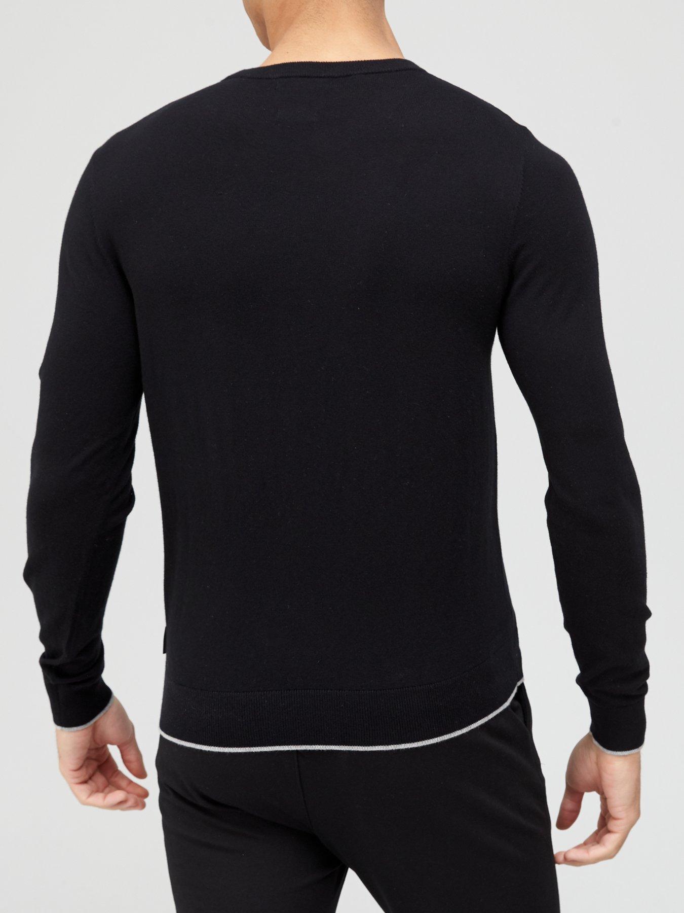 Classic Knitted Jumper Black