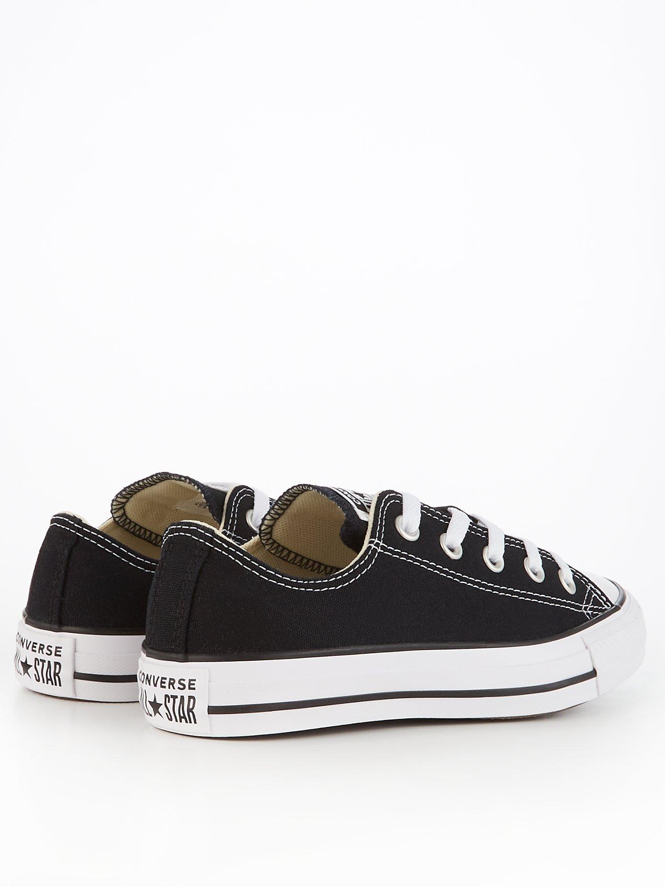 Converse Wide Fit Ox Trainers - Black | Very