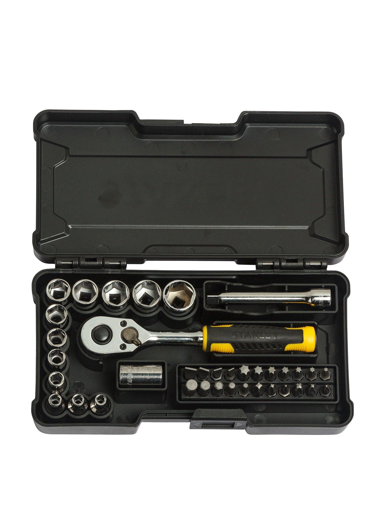 Stanley 37 Piece Compact Socket Set STMT82672-0 | very.co.uk