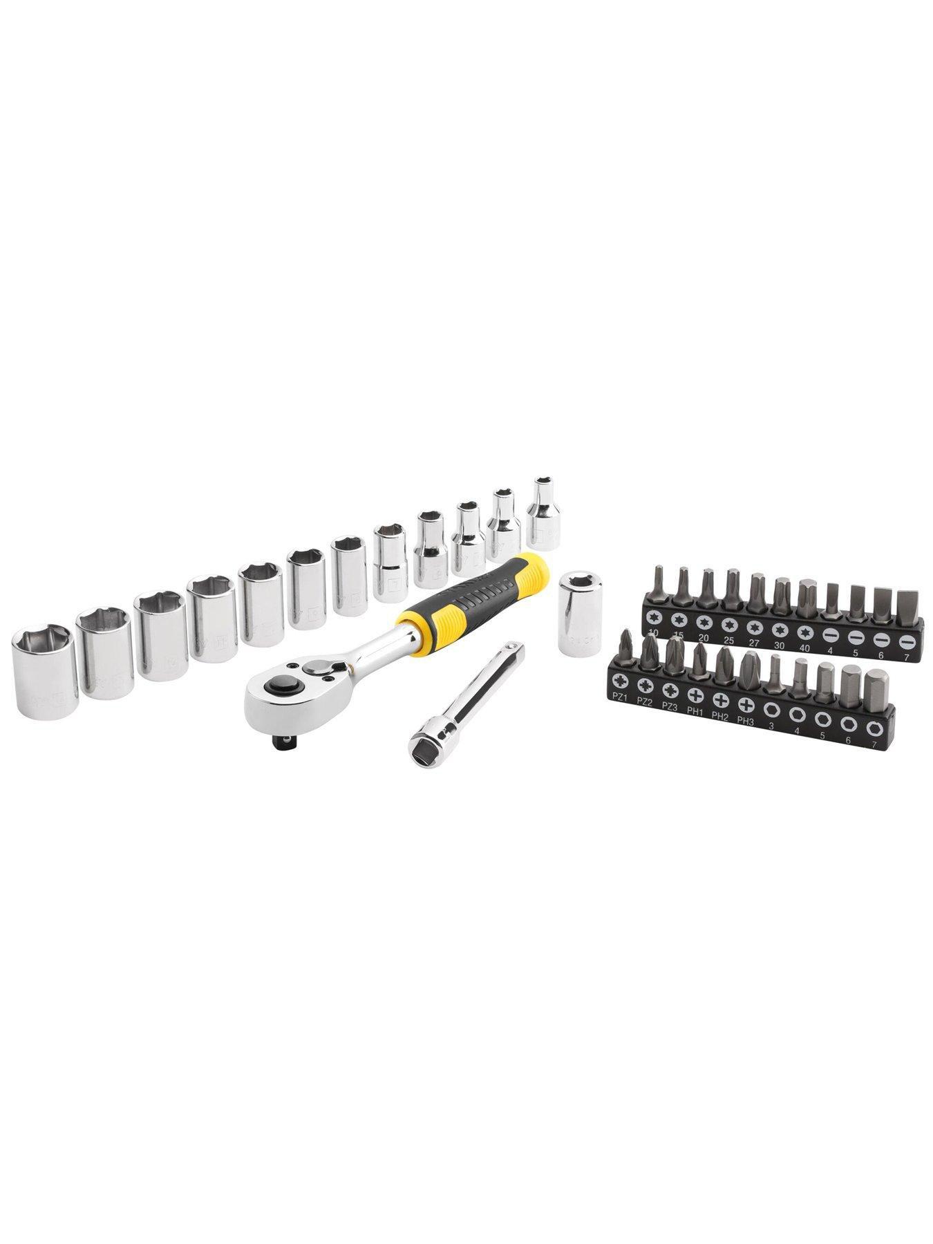 Stanley 37 Piece Compact Socket Set STMT82672-0 | very.co.uk