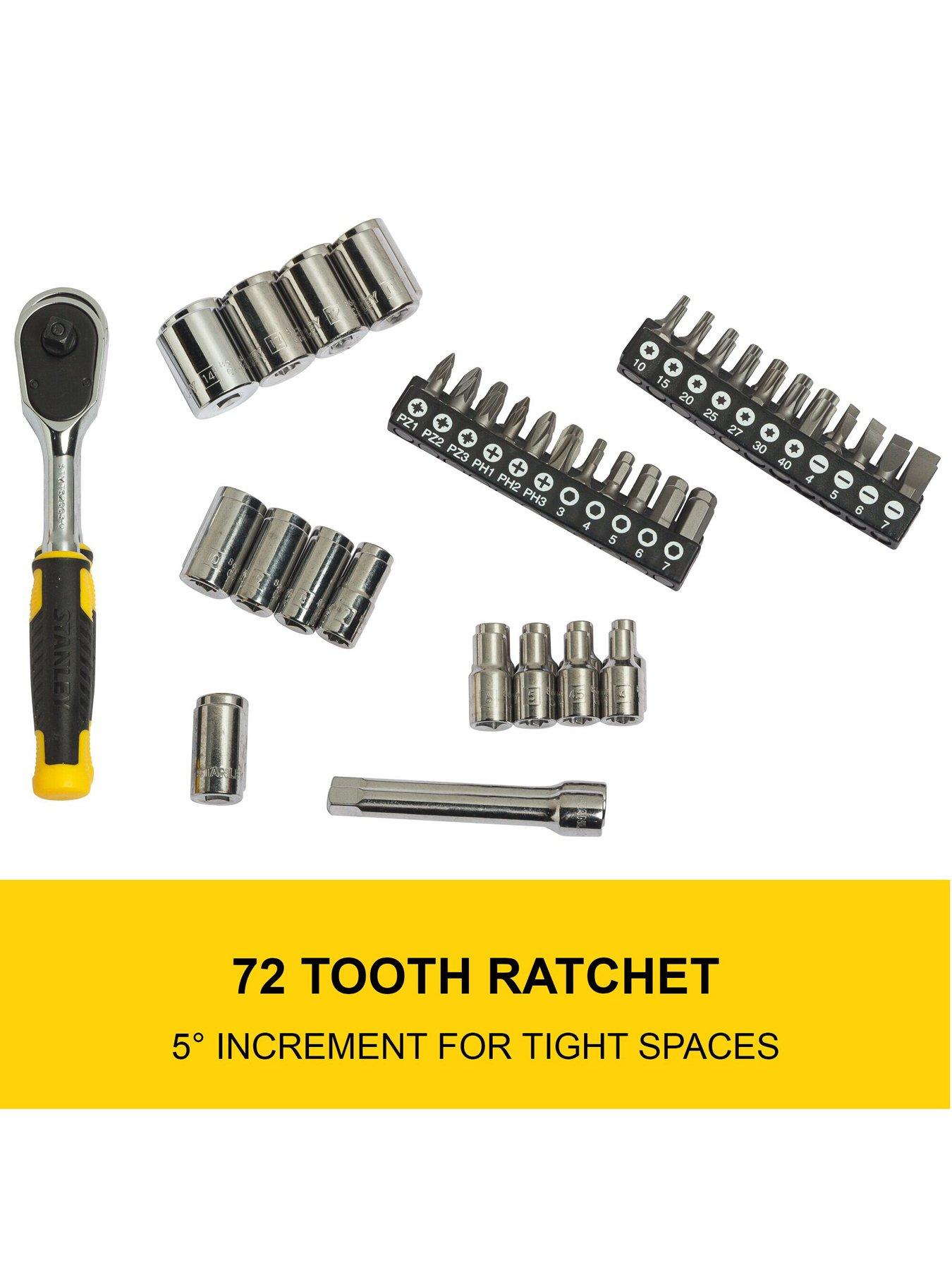 Stanley 37 Piece Compact Socket Set STMT82672-0 | Very