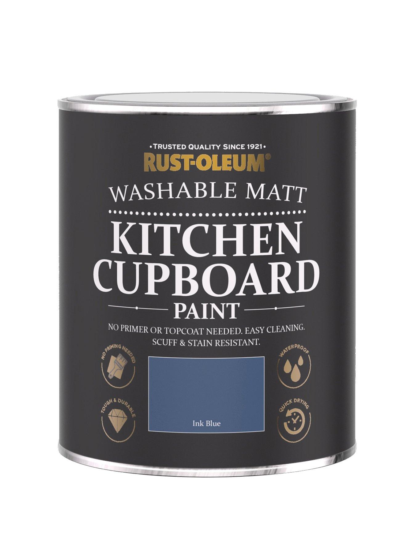 Rust Oleum Kitchen Cupboard Paint Ink Blue 750ml Very