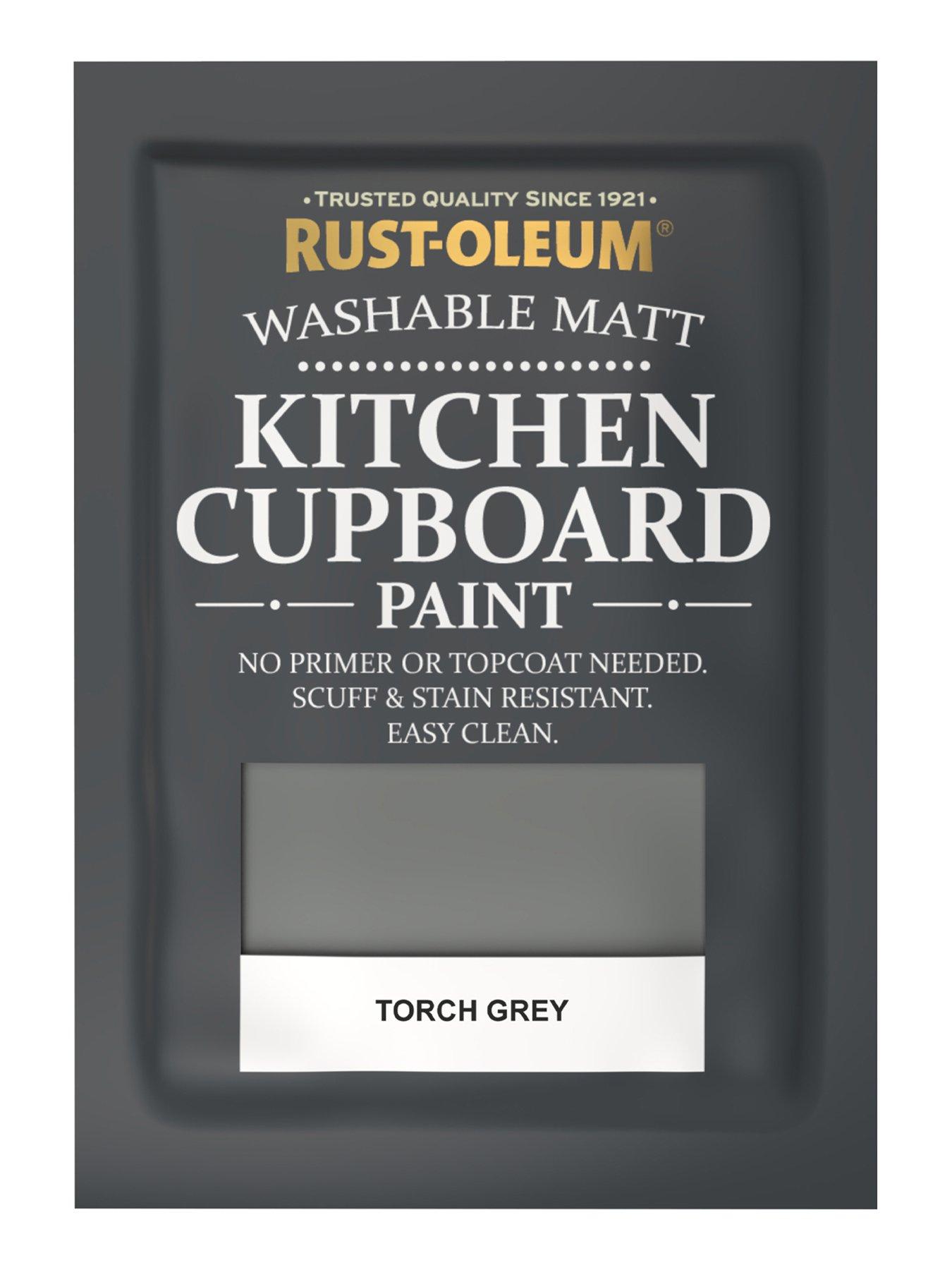 Rust-Oleum Kitchen Cupboard Paint Torch Grey 750ml | Very