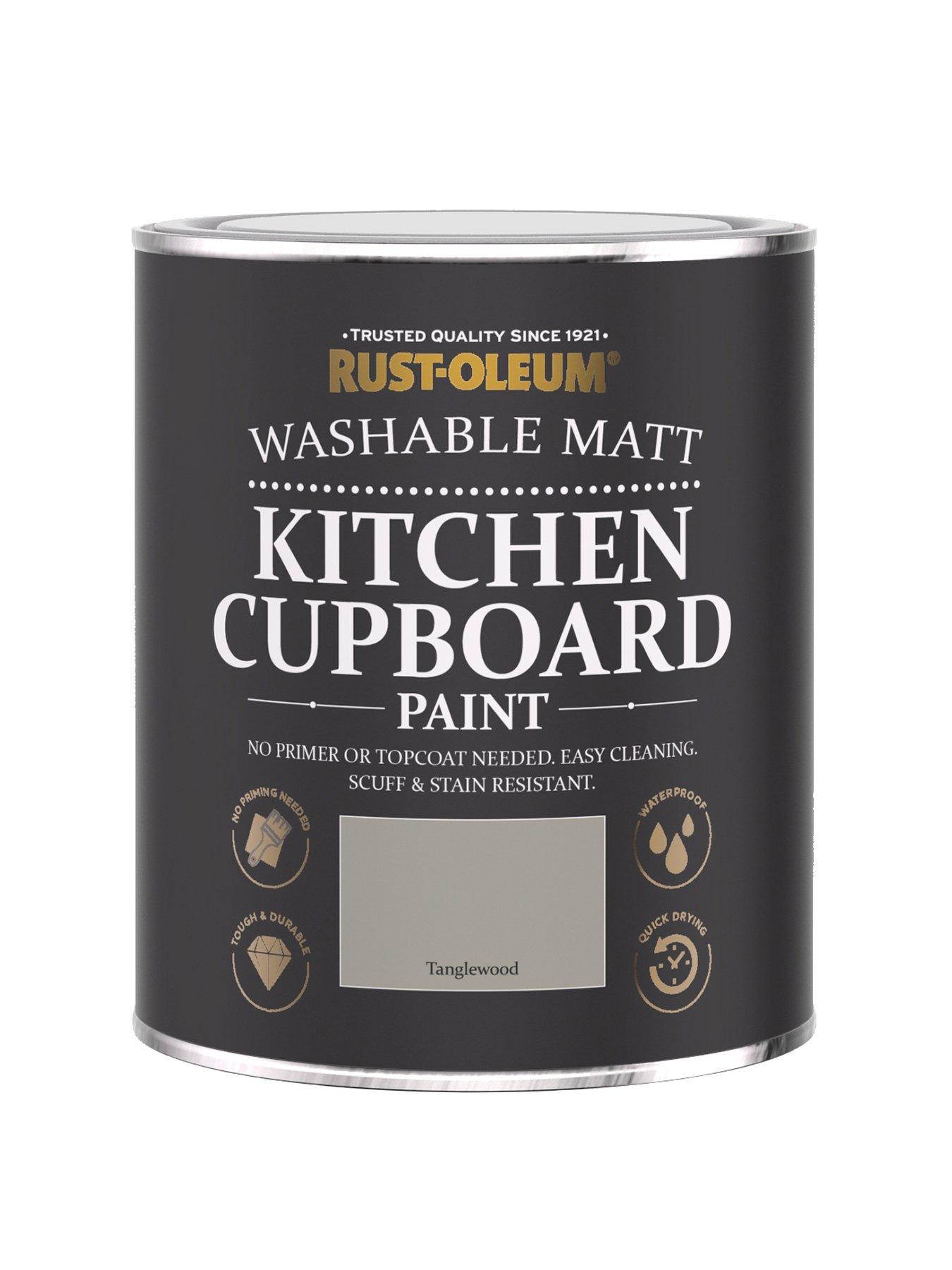 Rust-Oleum Washable Matt Finish Kitchen Cupboard Paint – Tanglewood | Very