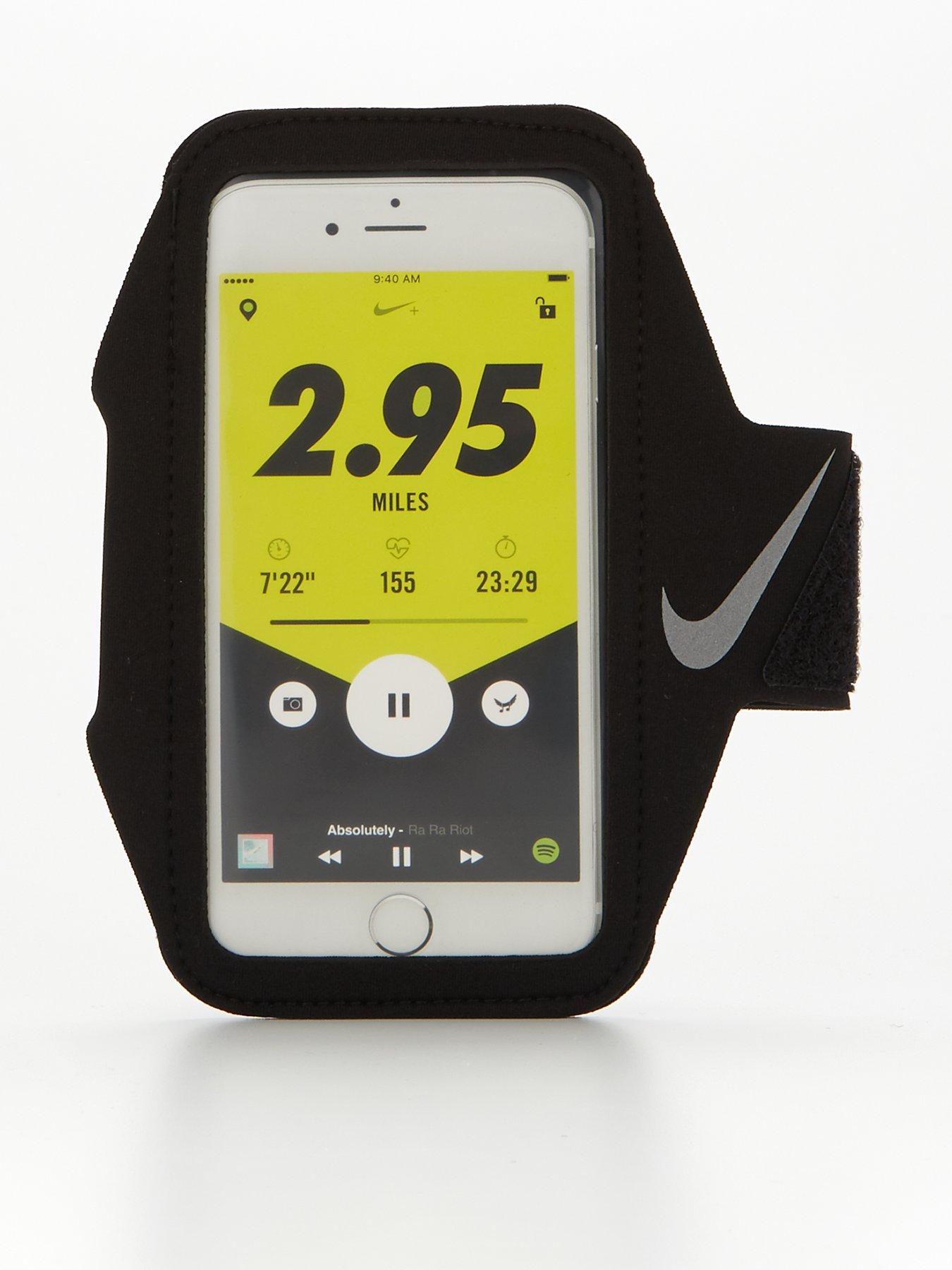 Nike Lean Arm Band Plus - Black/Silver | Very