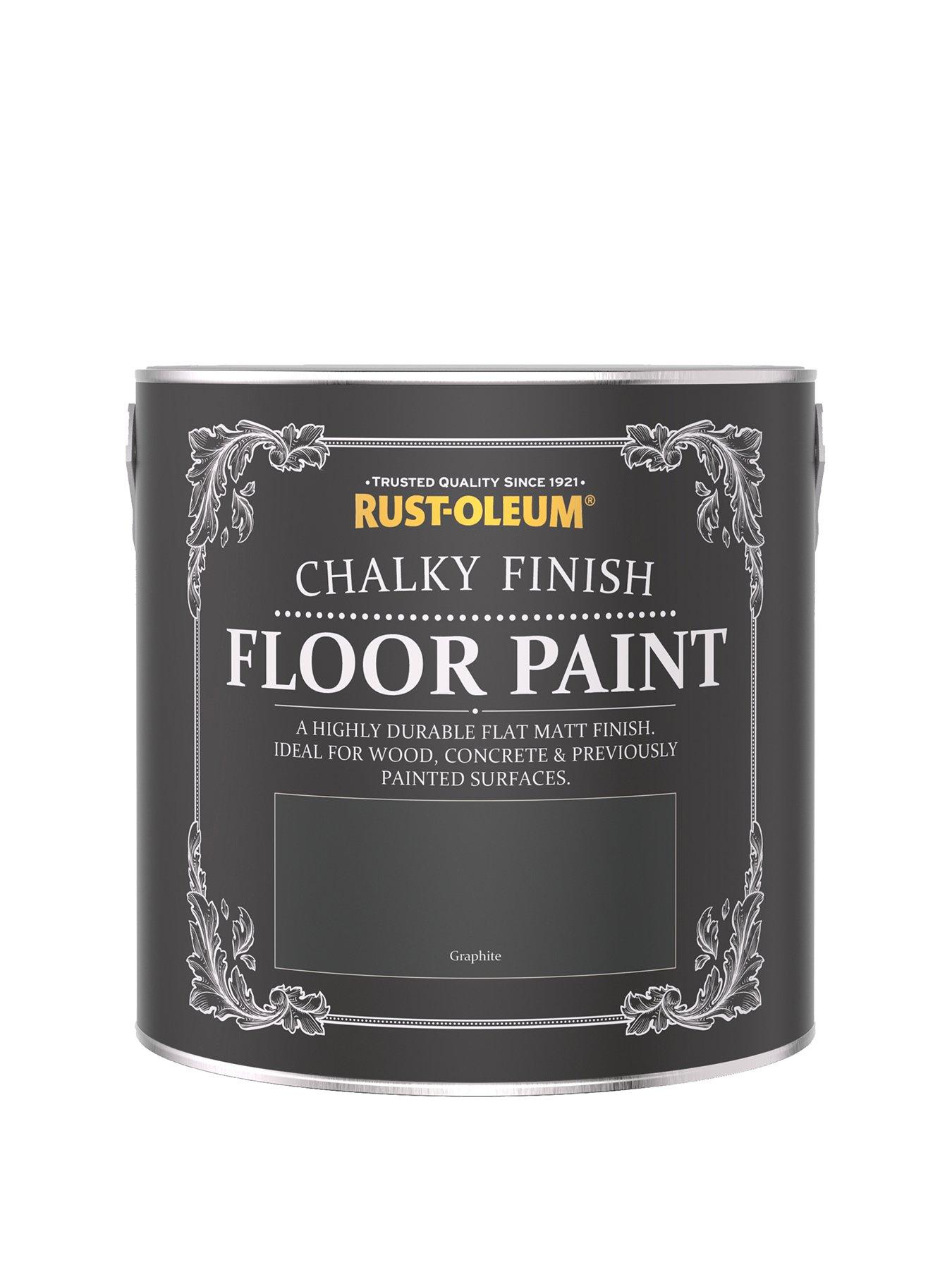 Rust-Oleum Chalky Floor Paint Graphite 2.5l | very.co.uk