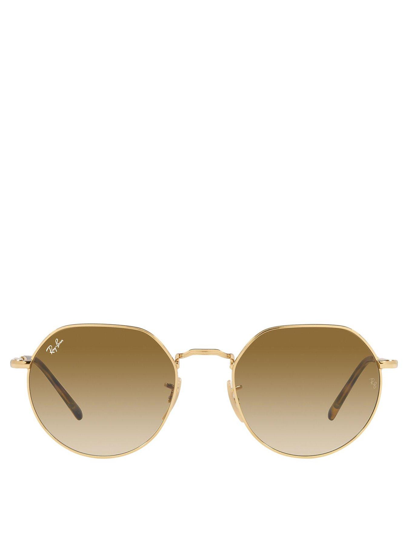 Ray-Ban Jack Sunglasses - Gold | Very