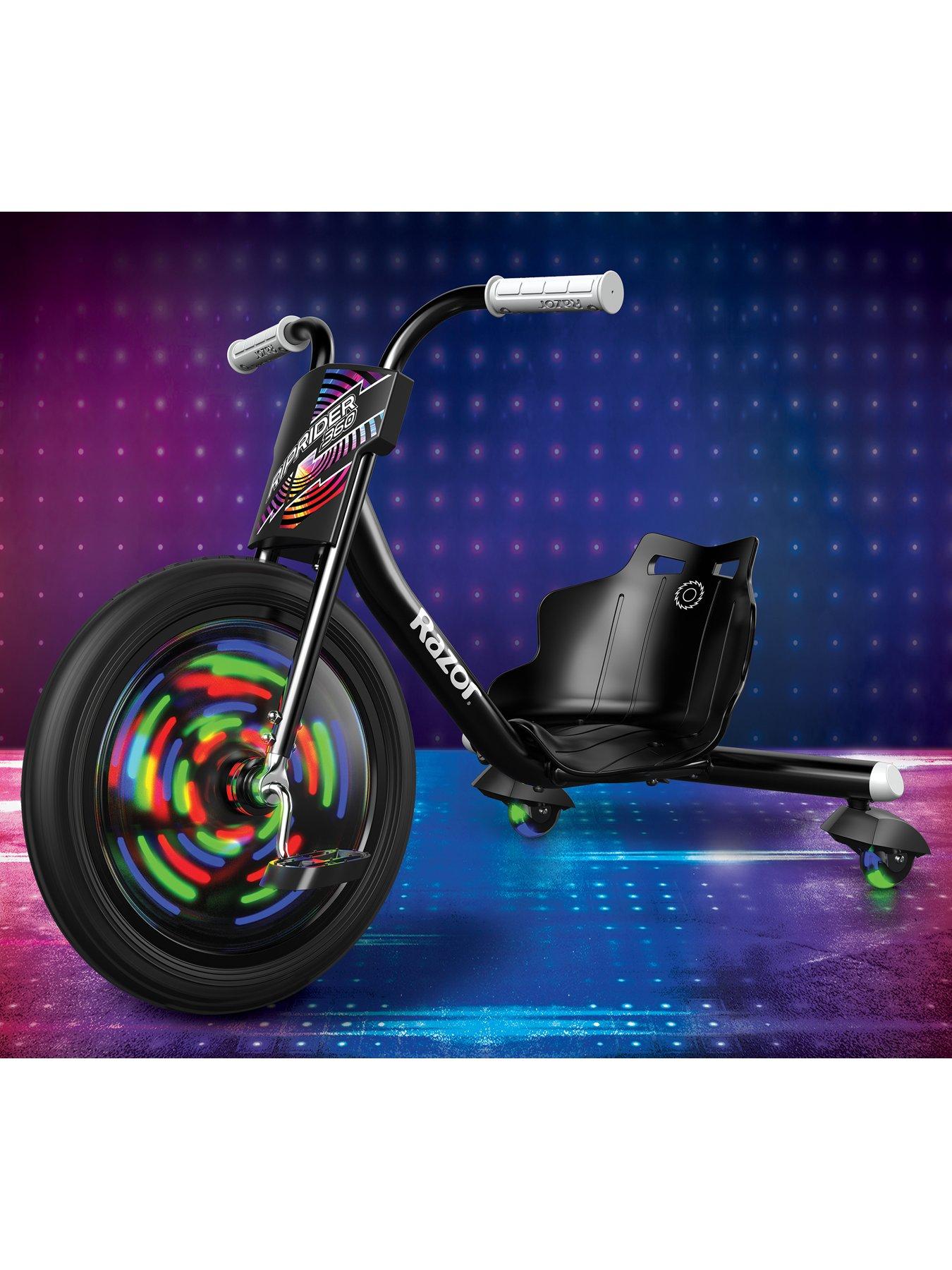 Razor Riprider 360 Lightshow LED Trike - Black | Very