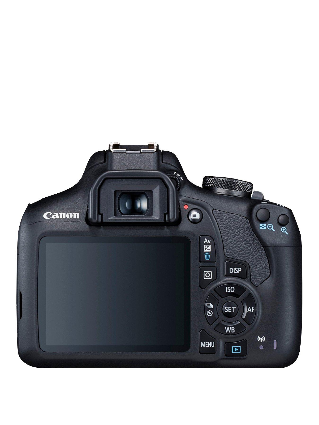 Canon EOS 2000D DSLR Camera + EF-S 18-55mm IS Lens + SB130 Shoulder Bag ...
