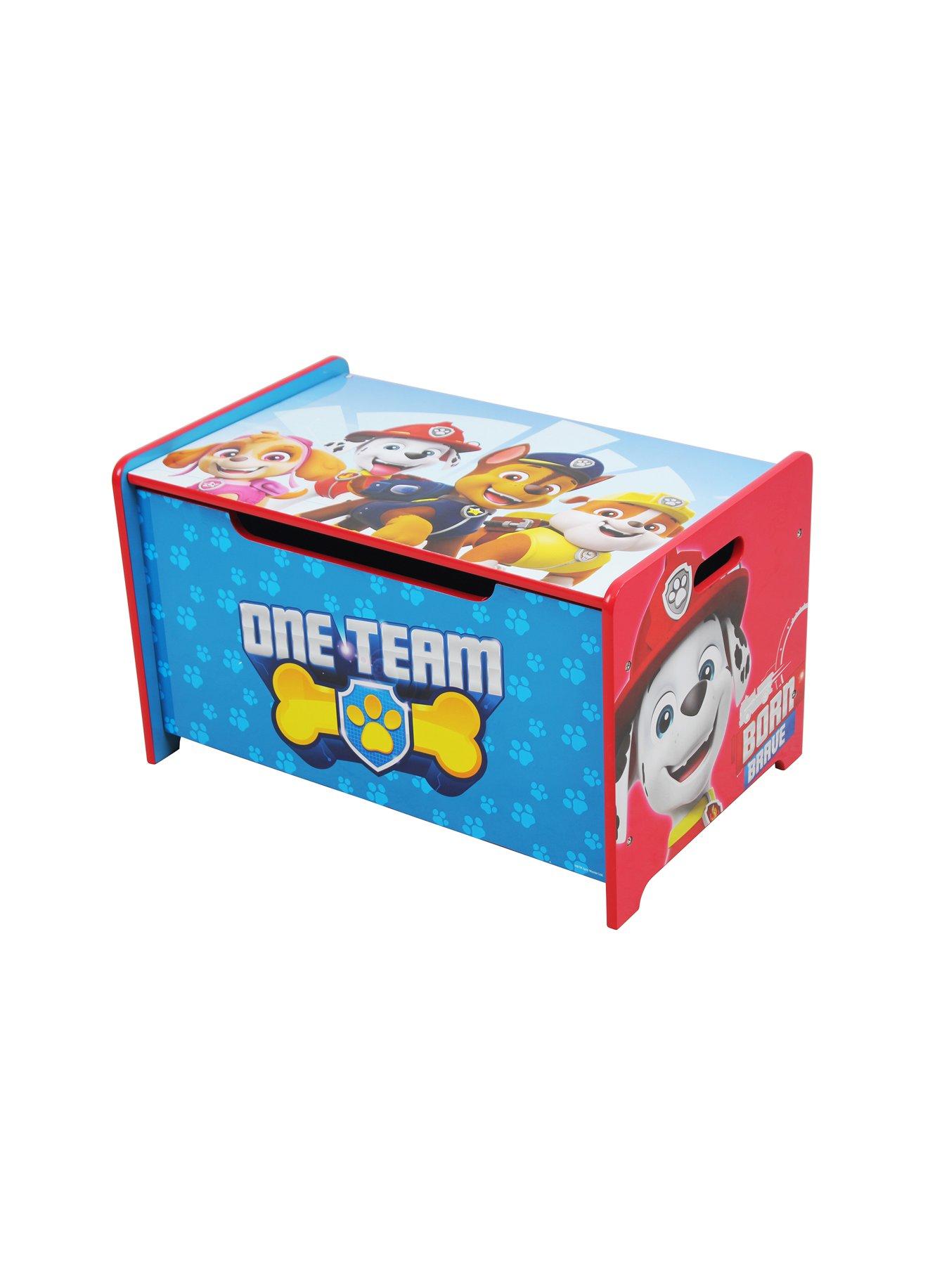 Paw Patrol Deluxe Wooden Storage Box bench Very