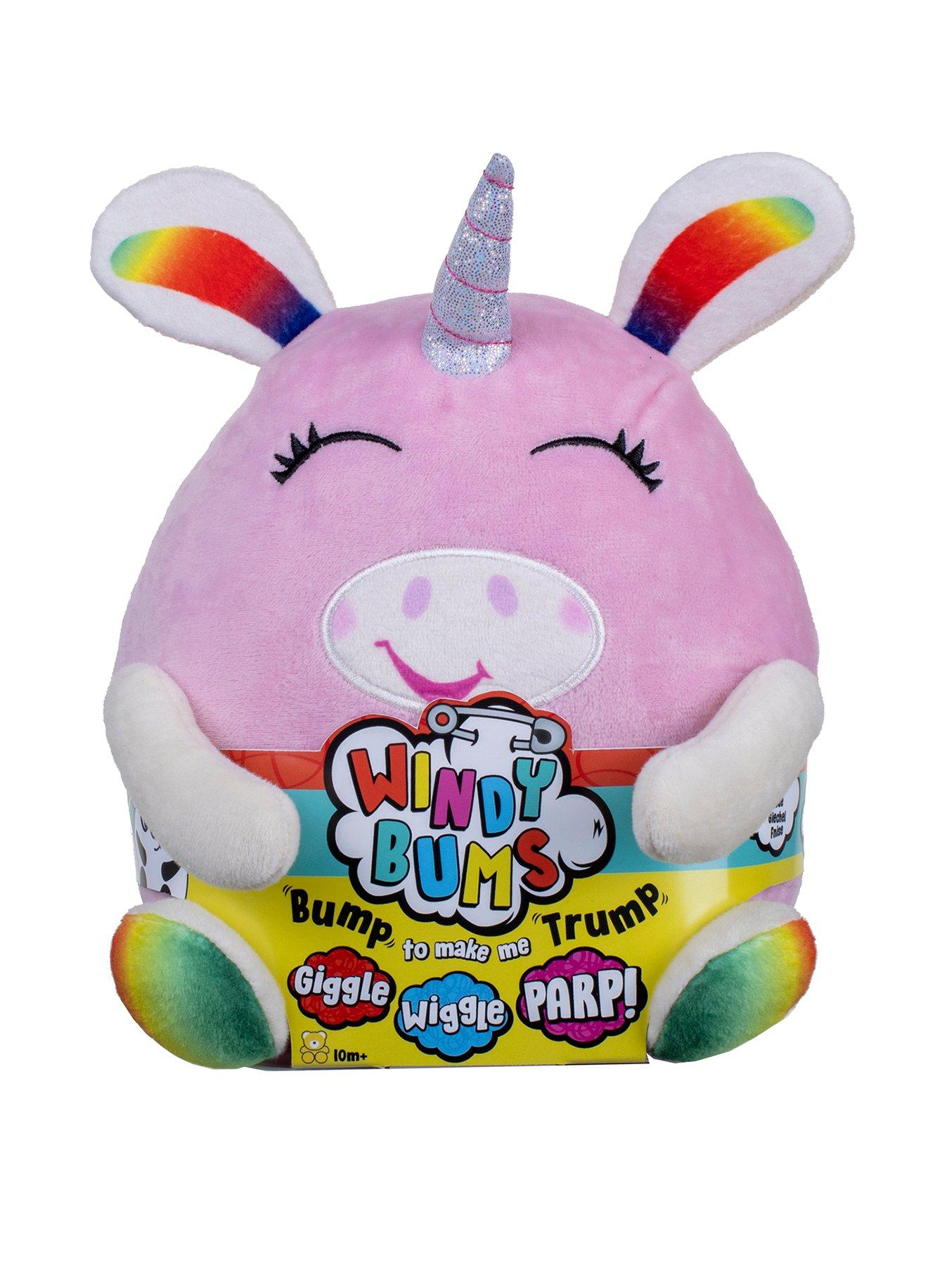 Windy Bums Cheeky Farting Soft Unicorn Toy / Funny Gift | Very.co.uk