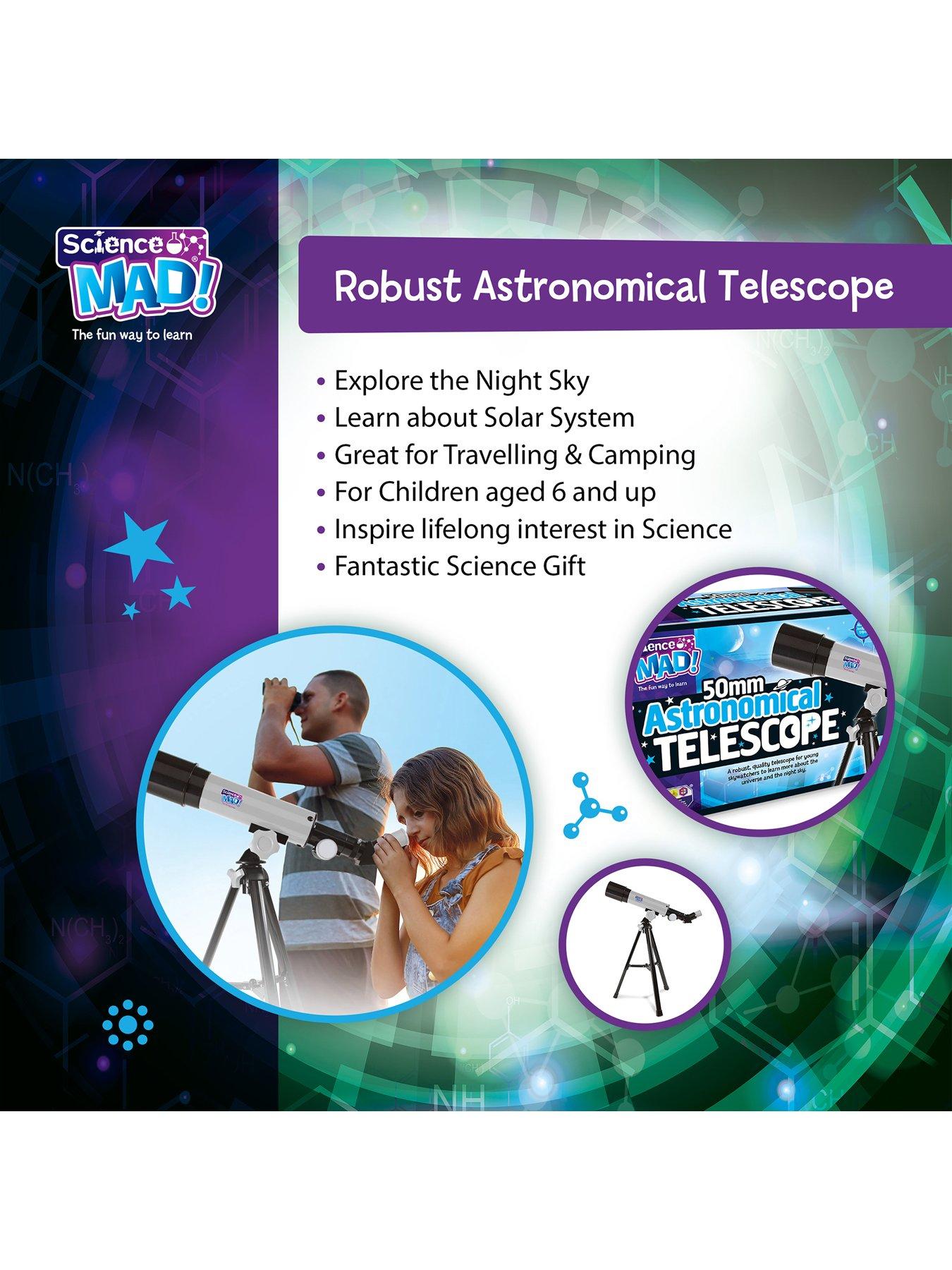 Science Mad 50mm Astronomical Telescope | Very