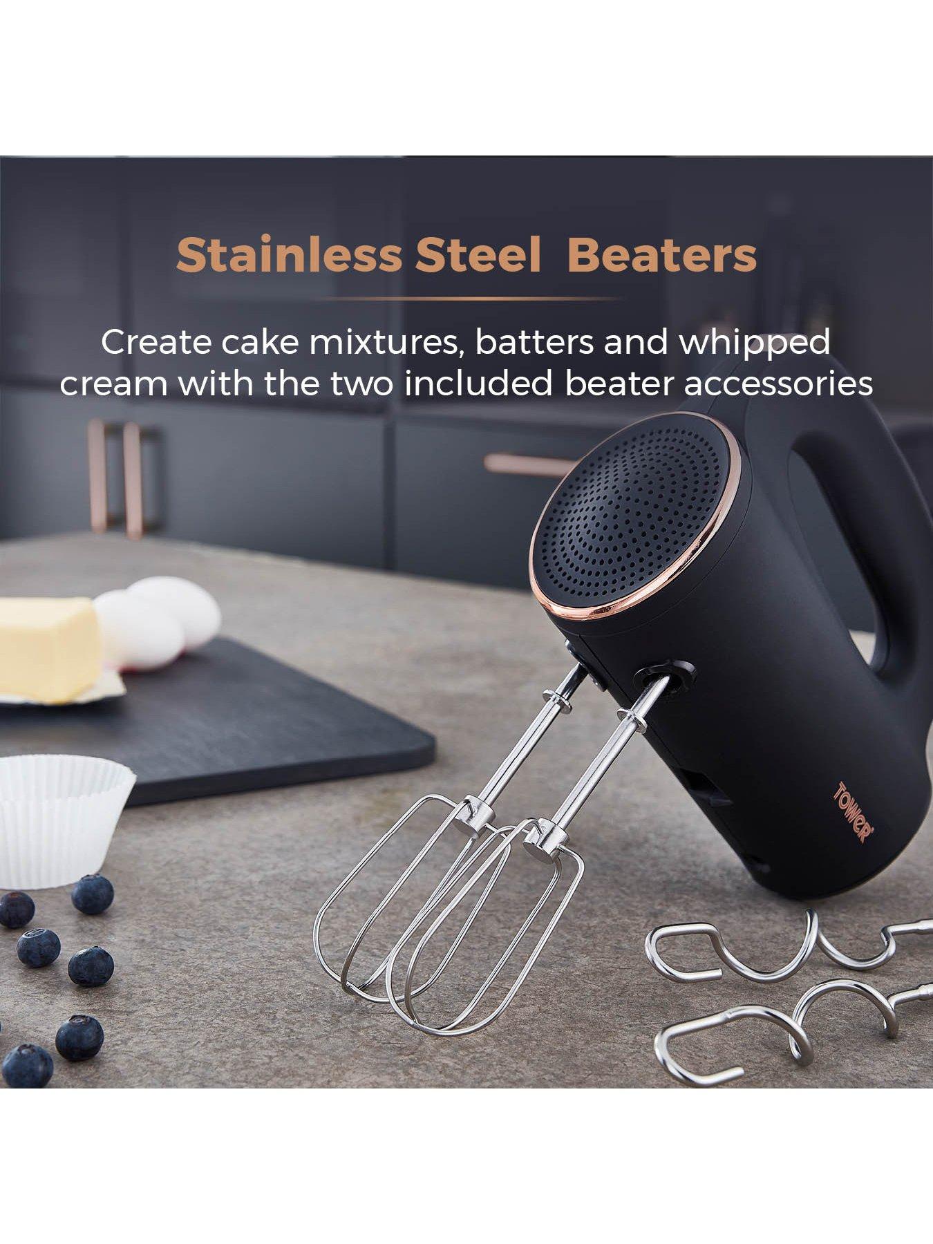 Tower Cavaletto Hand Mixer - Black | Very