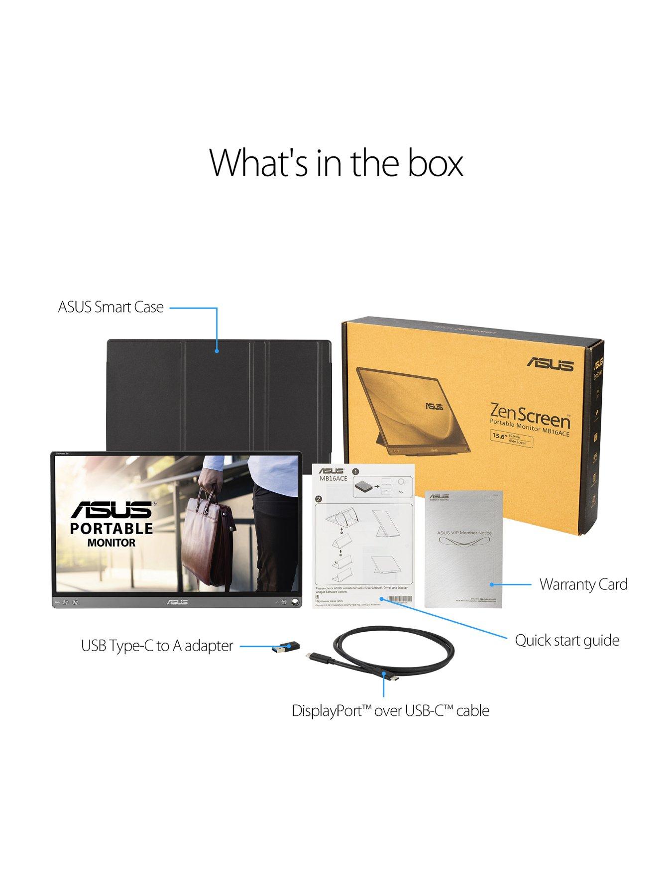 Asus ZenScreen MB16ACE 15.6in Full HD USB Type-C Portable Monitor | Very