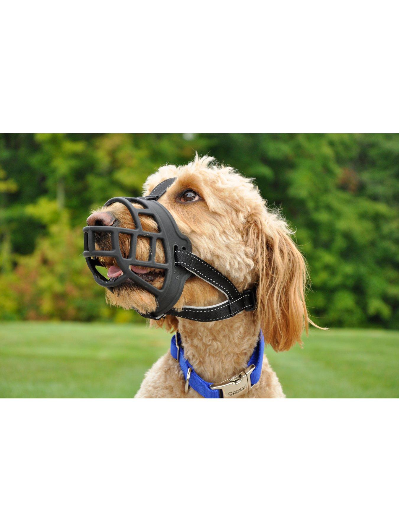 Rosewood Coastal Soft Basket Muzzle Black Size 4 | very.co.uk