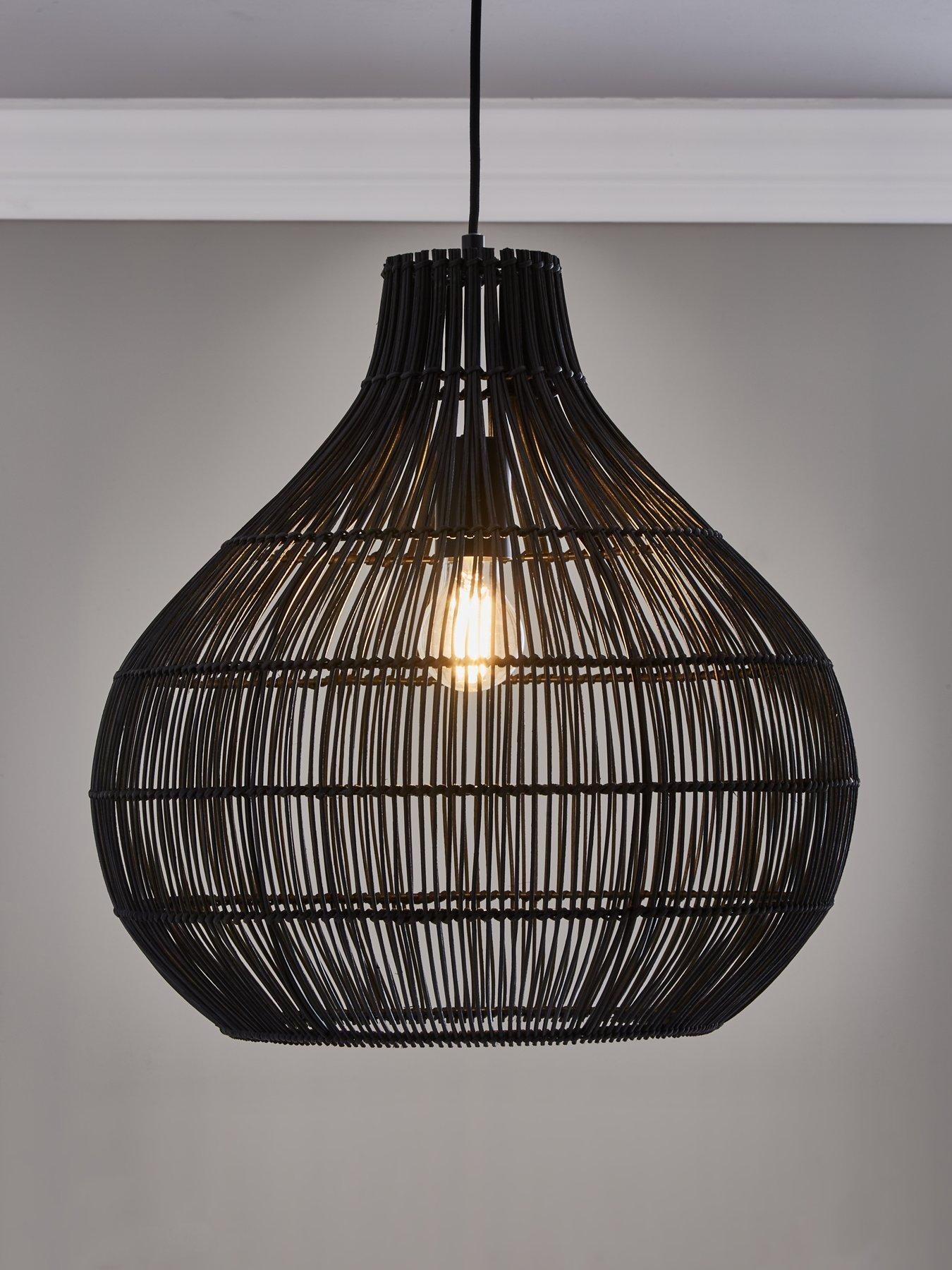 The Very Collection Lamar Rattan Pendant | Very