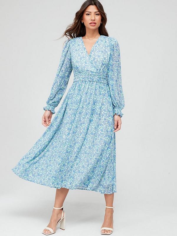 dusty blue floral pleated midi dress | Dresses Images 2022 | Page 6 dusty blue floral pleated midi dress | Dresses Images 2022 | Page 6