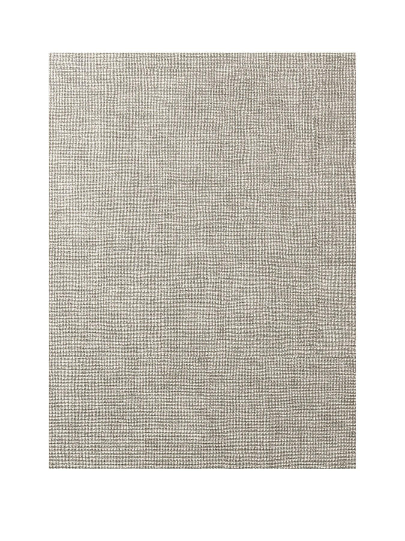 Fine Decor Milano Hessian Wallpaper - Stone | very.co.uk