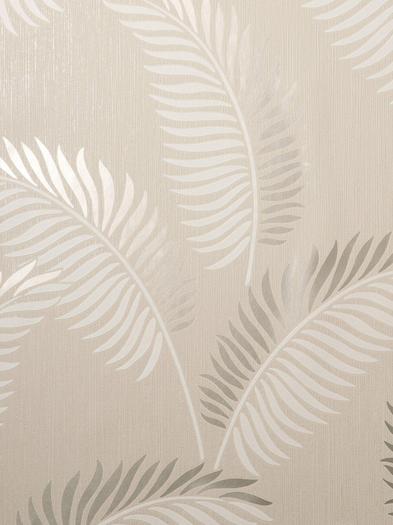 Fine Decor Cascade Leaf Cream/gold | Very