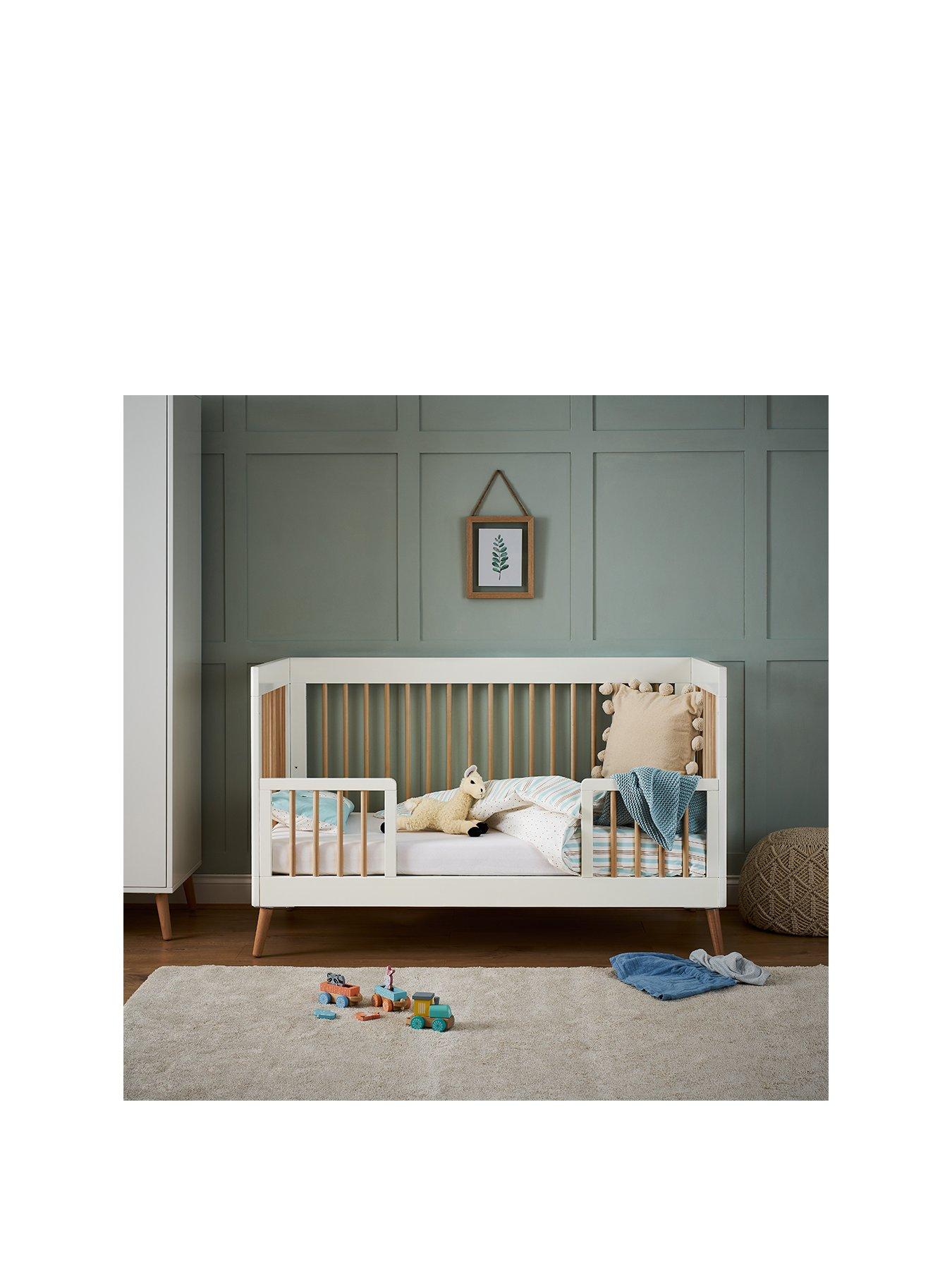 Obaby Maya 3 Piece Room Set - White/Natural | very.co.uk