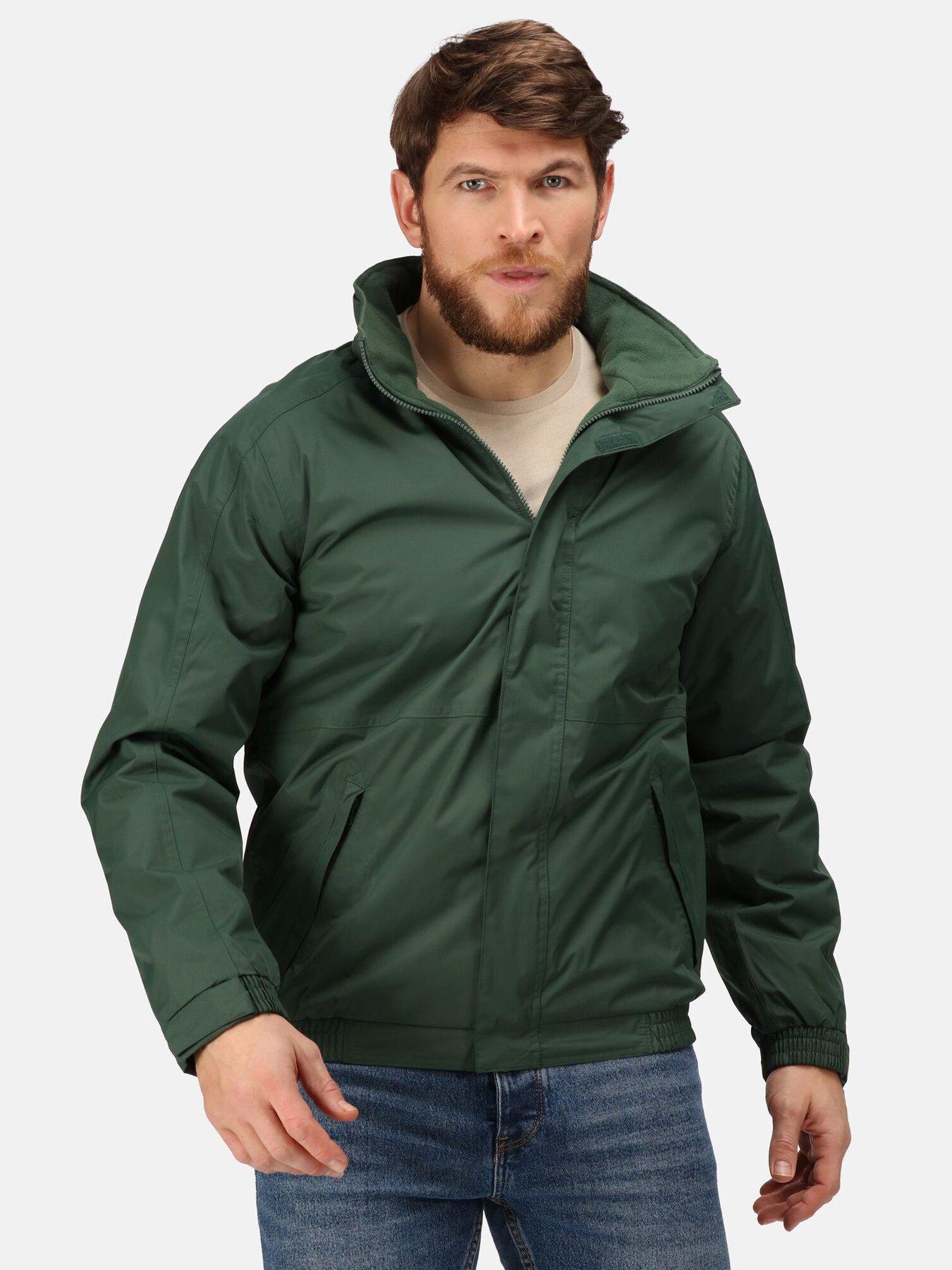 Regatta Professional Workwear Fleece Lined Dover Bomber Jacket - Green ...