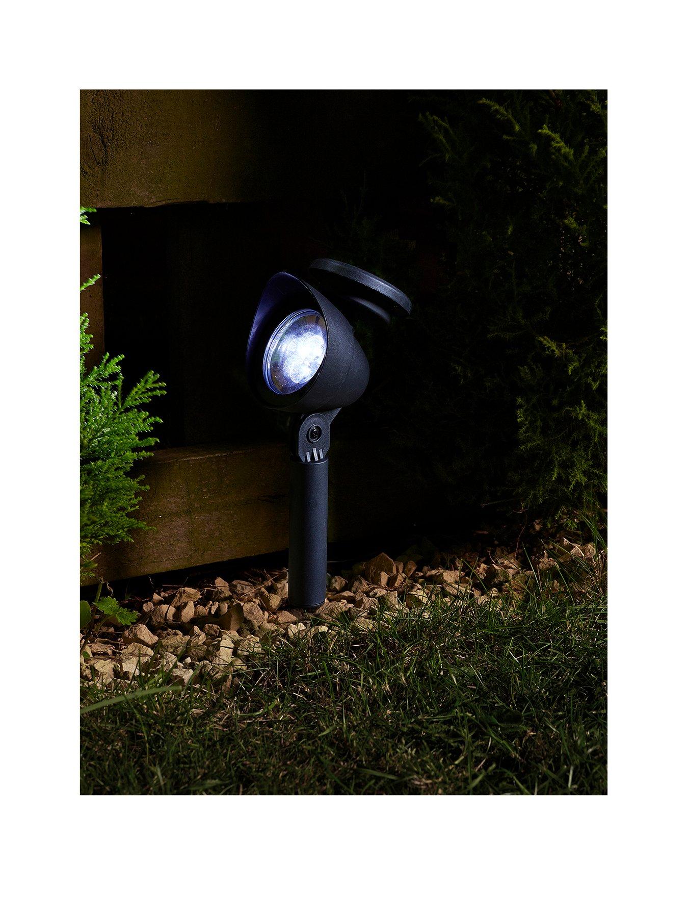 Smart Solar Prima Garden Solar Spotlight, Pack of 4 | Very