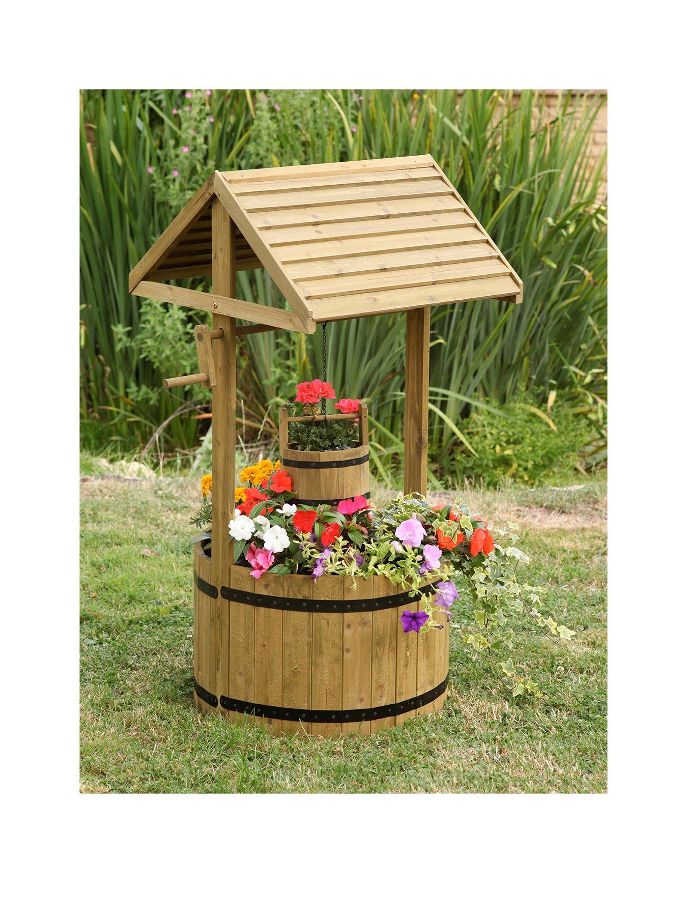 Smart Garden Large Wishing Well Garden Ornament Very