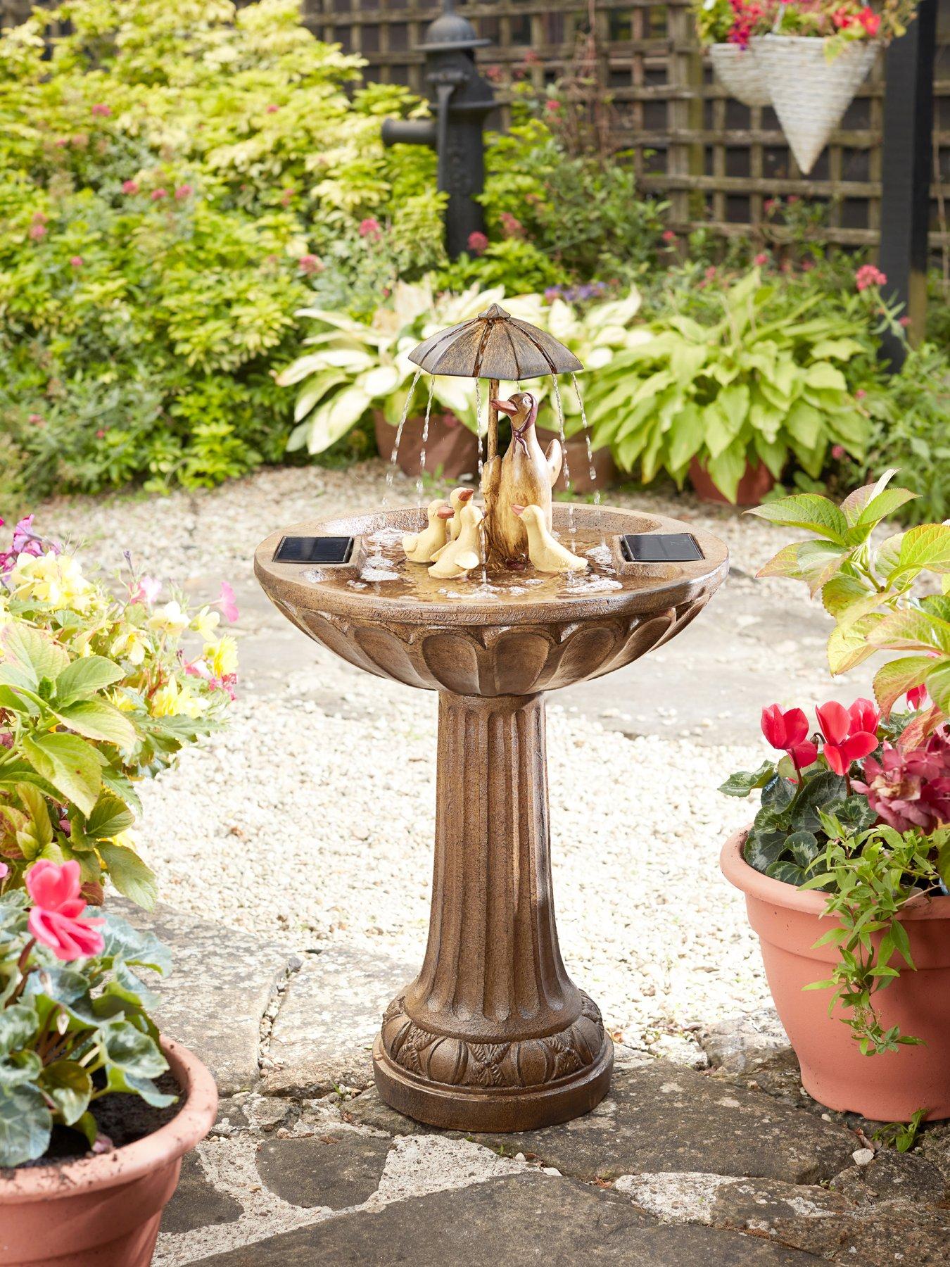 Smart Solar Duck Family Solar on Demand Water Feature | Very