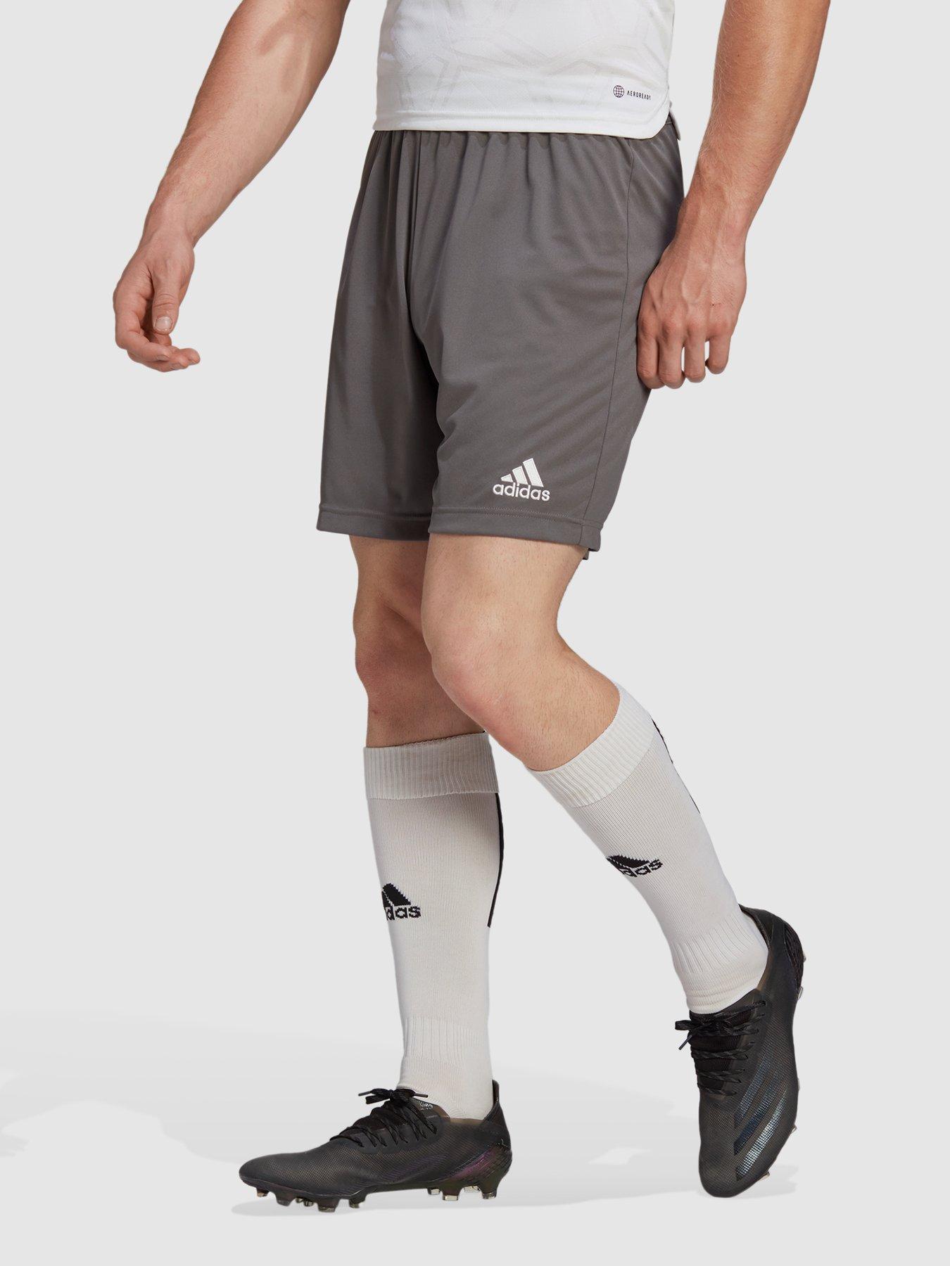 adidas Mens Entrada 22 Training Short - Grey | very.co.uk