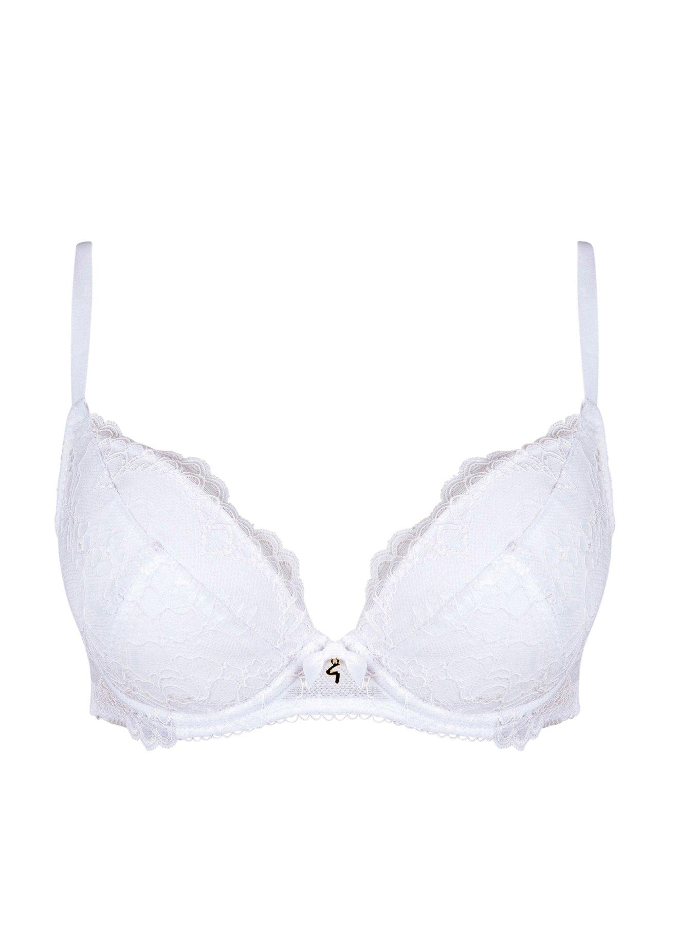 Gossard Superboost Lace Padded Plunge Bra - White | Very