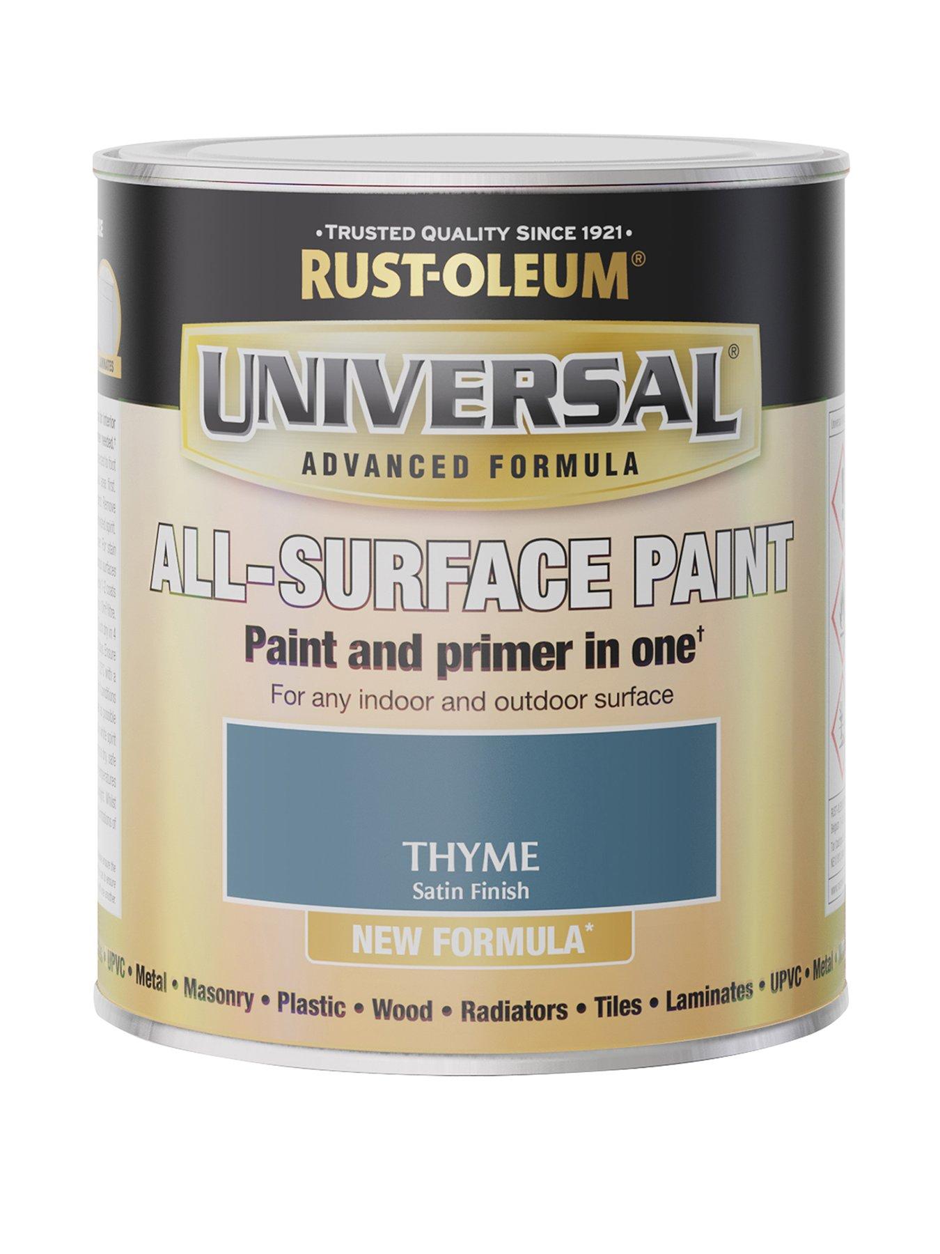 Rust-Oleum Universal All-Surface Satin Finish Paint – Thyme | Very