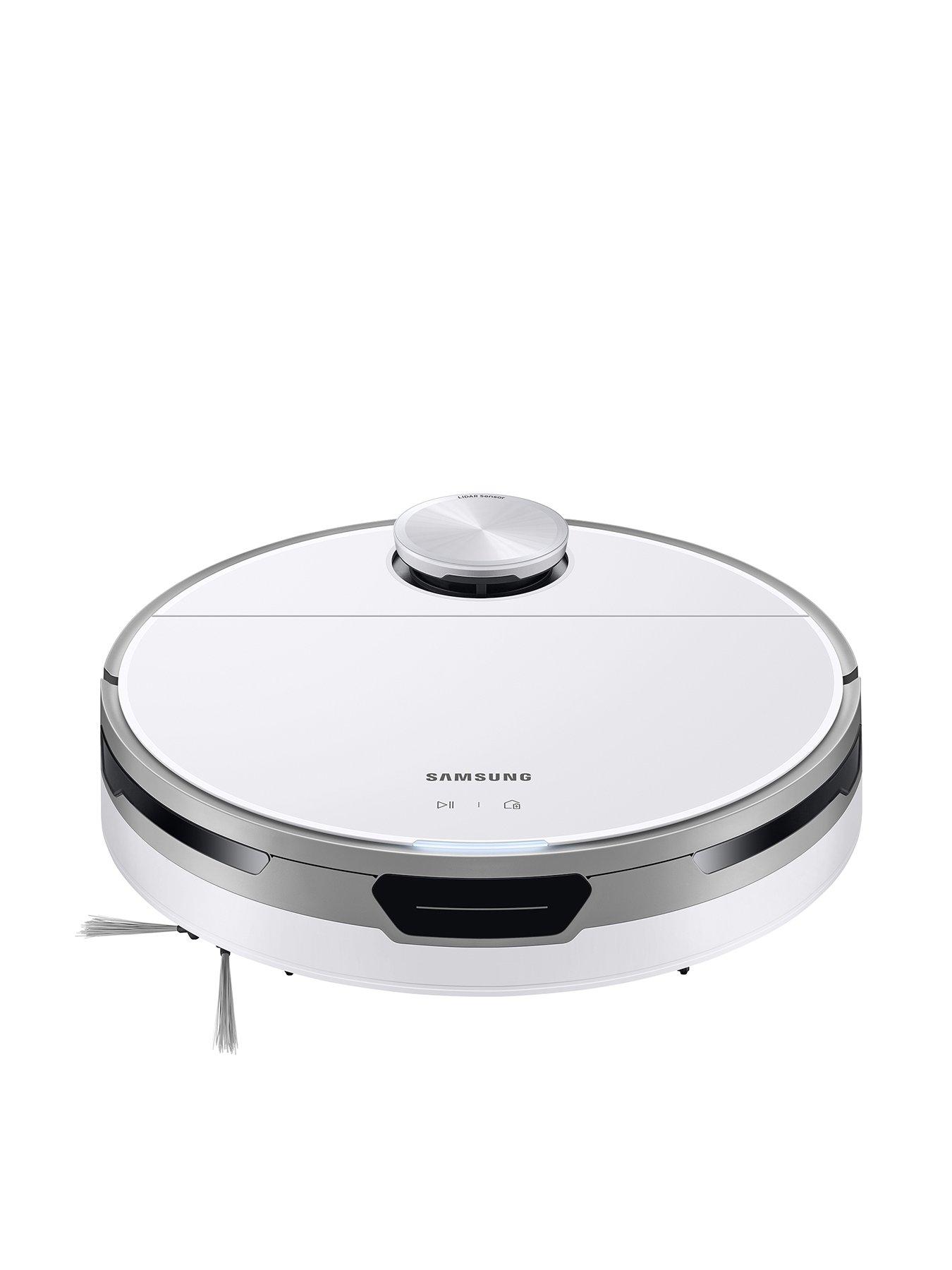 Samsung Jet Bot VR30T85513W EU Robot Vacuum Cleaner Max 60W Suction Power with Auto Empty Built in Clean Station White Very